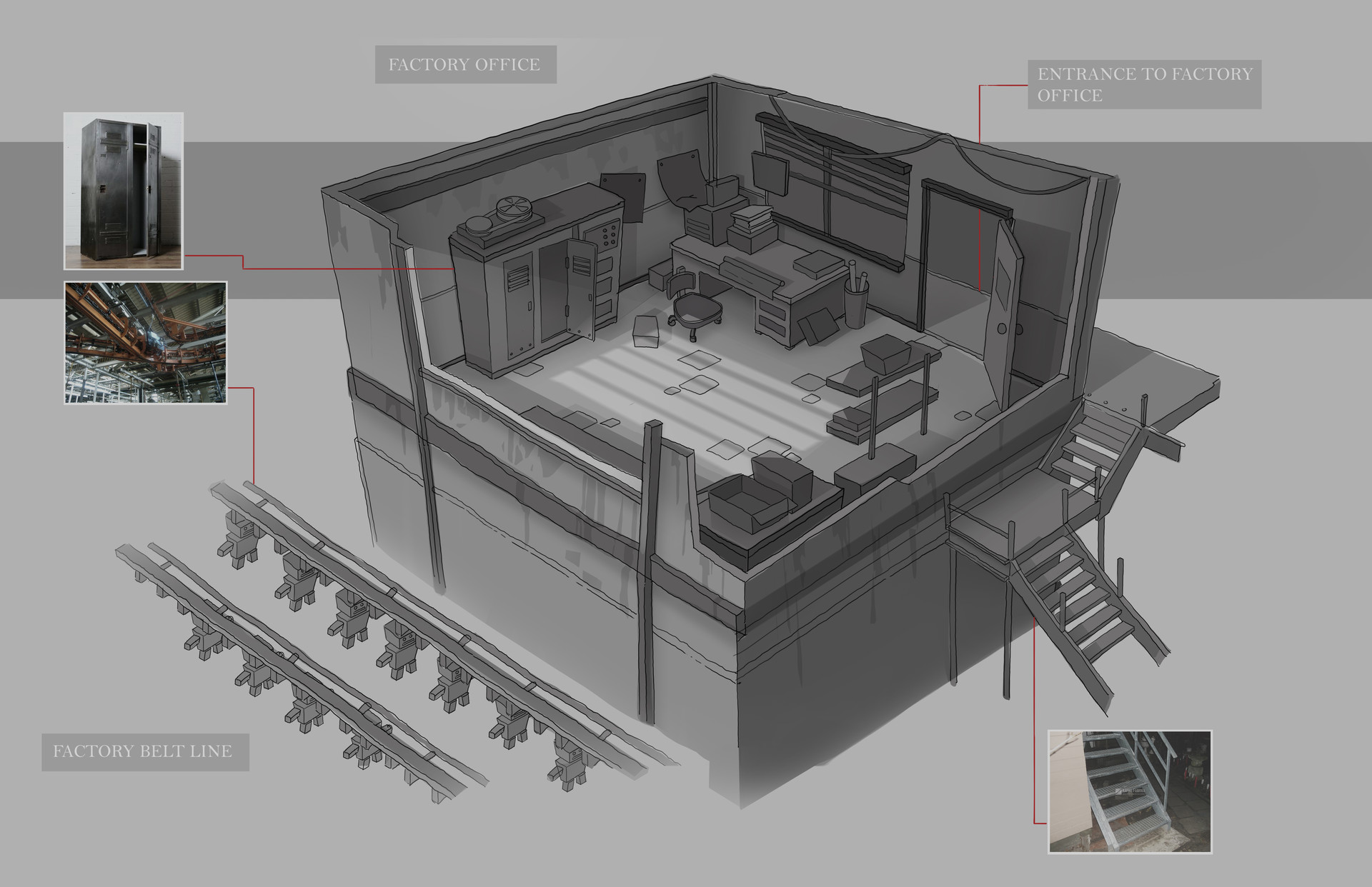 ArtStation - Office Layout