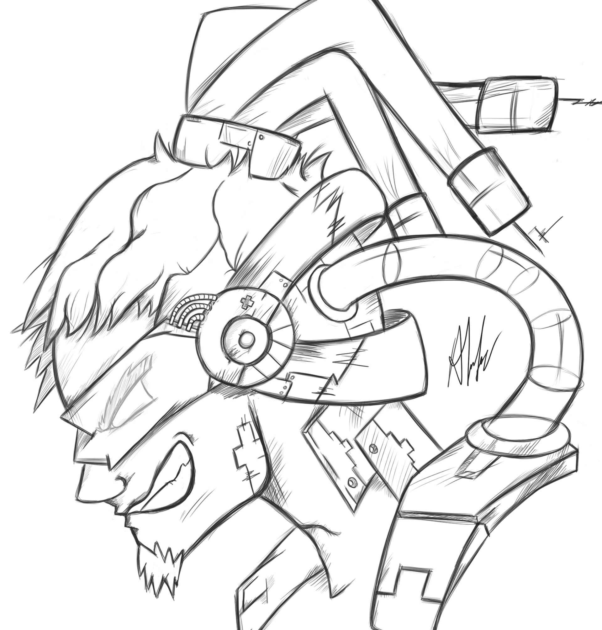 how to draw lucio from overwatch