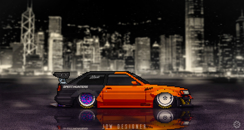 ArtStation - drift speed hunters (pixel art)