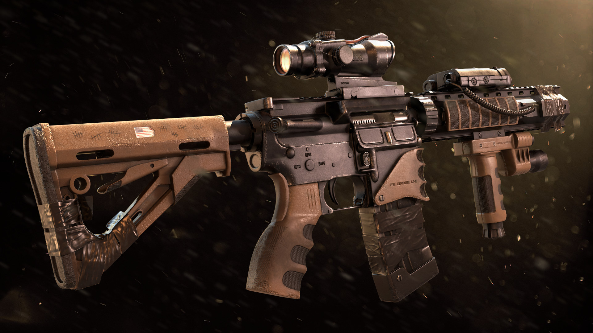 Airam Hernández - M4 Assault Rifle - Fully Customized