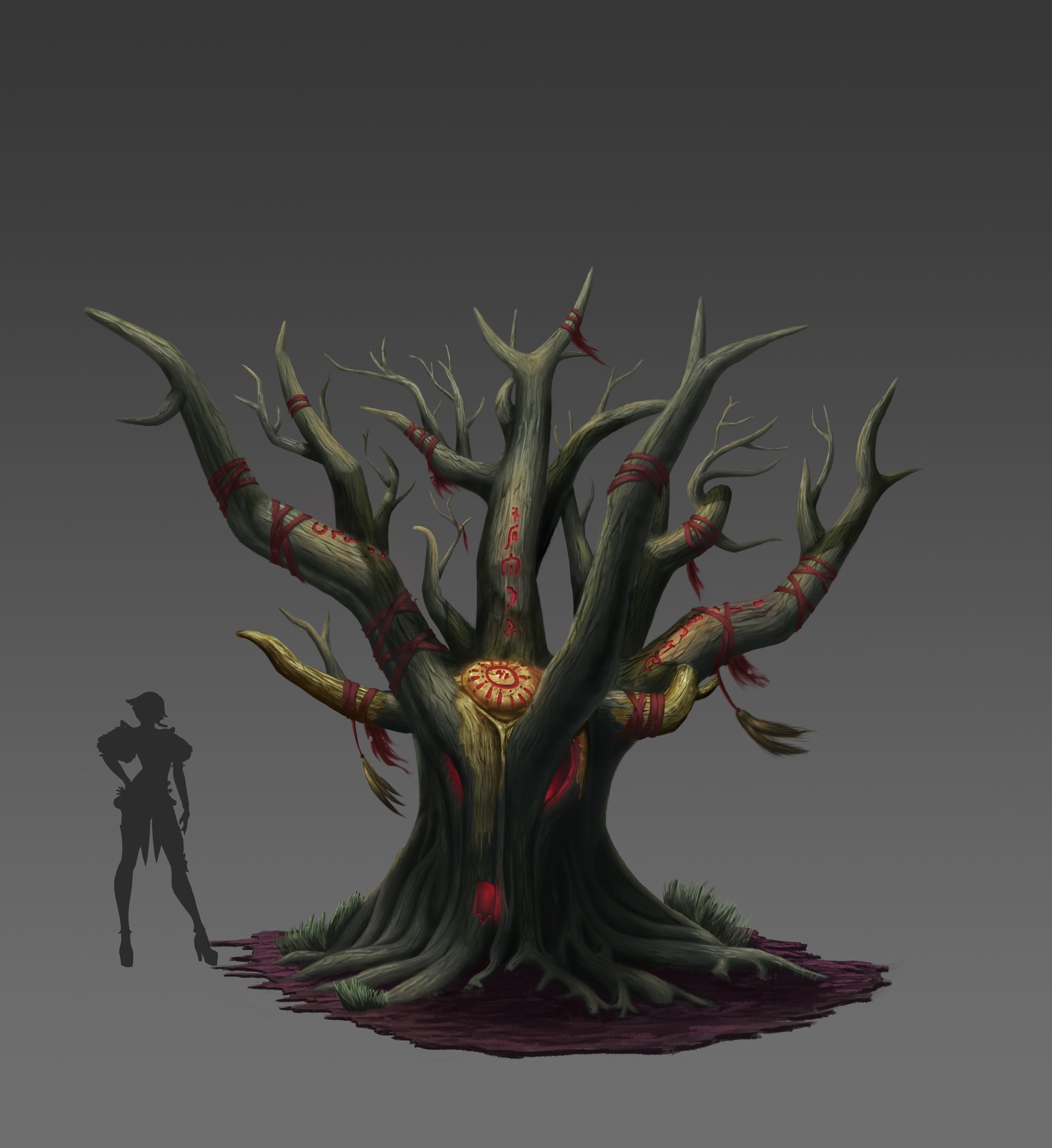 ArtStation - Totem tree design practice