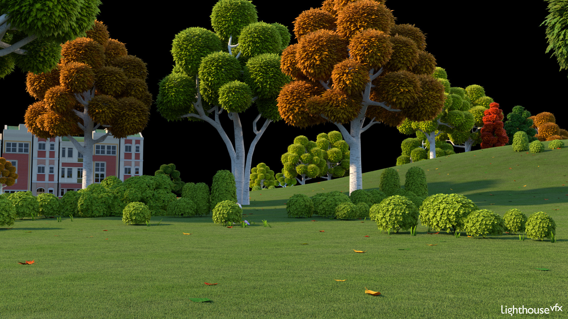 Sercan Yasar - Houdini Procedural Tree Leaf Setup