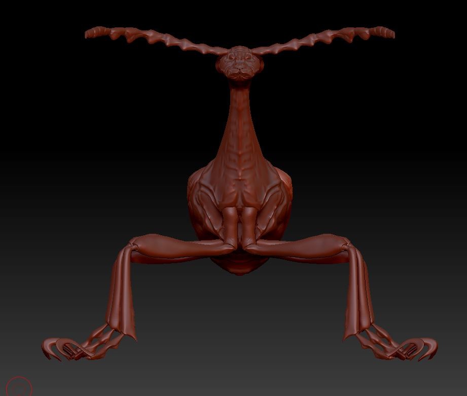 Gustav Thelander - Giraffe Weevil - 2017 Creature creation project