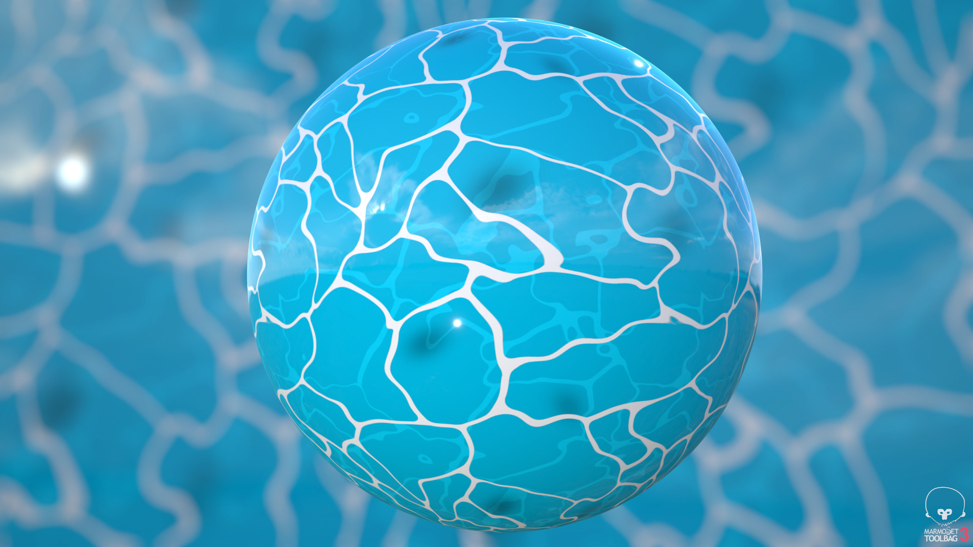 Ludovic Petiot - Cartoon Water - Substance Designer (Gumroad Link)