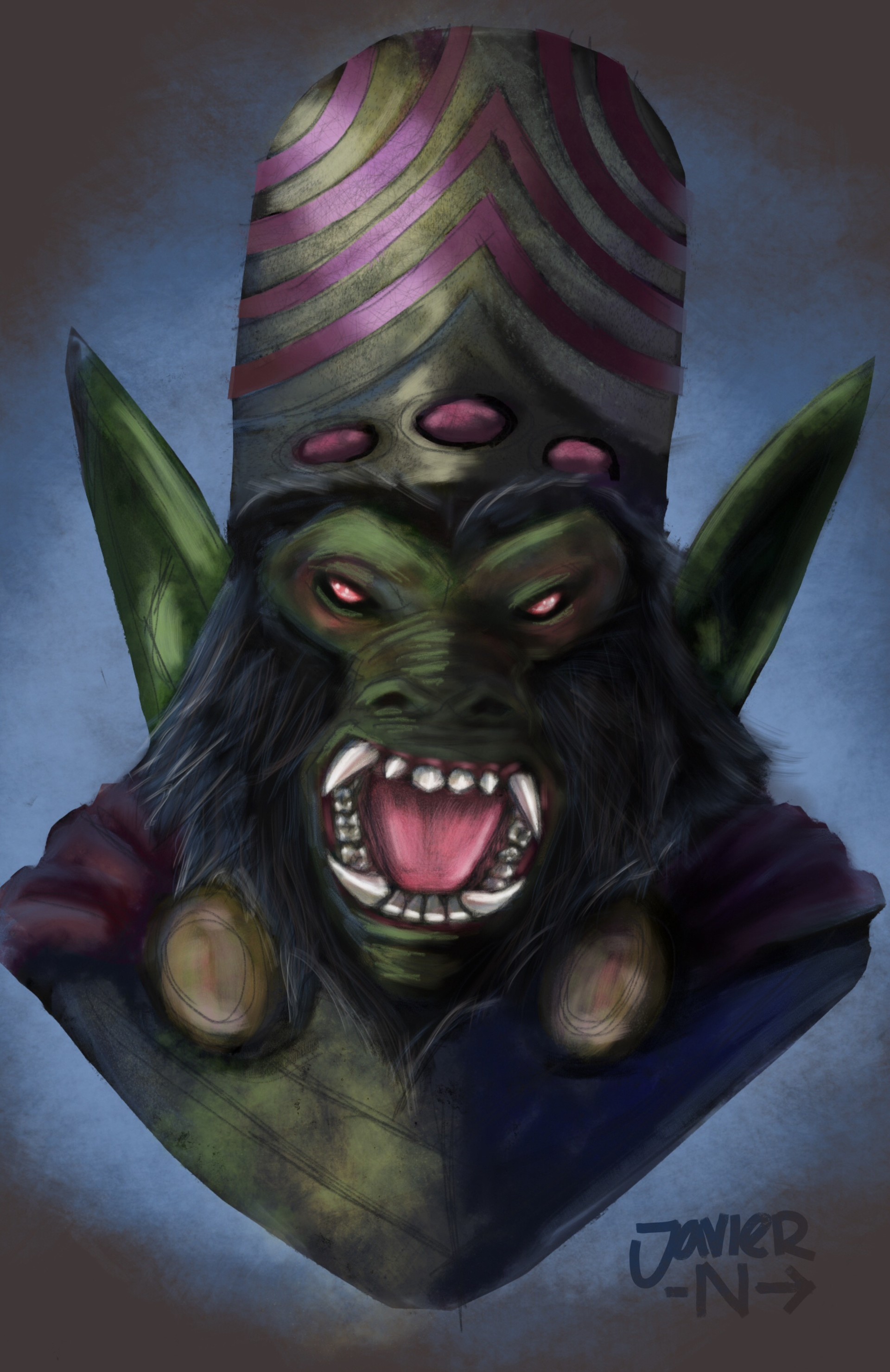 ArtStation - mojo jojo, Javier Nevarez