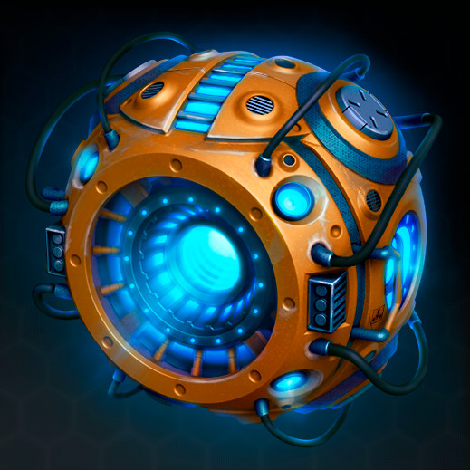 ArtStation - Sci-fi dron icon