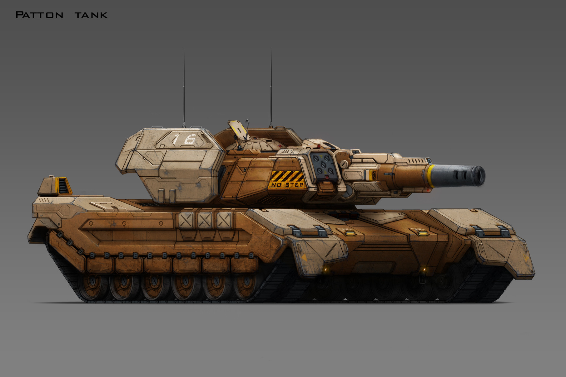 Andrew Mezentsew - Battletech Patton tank