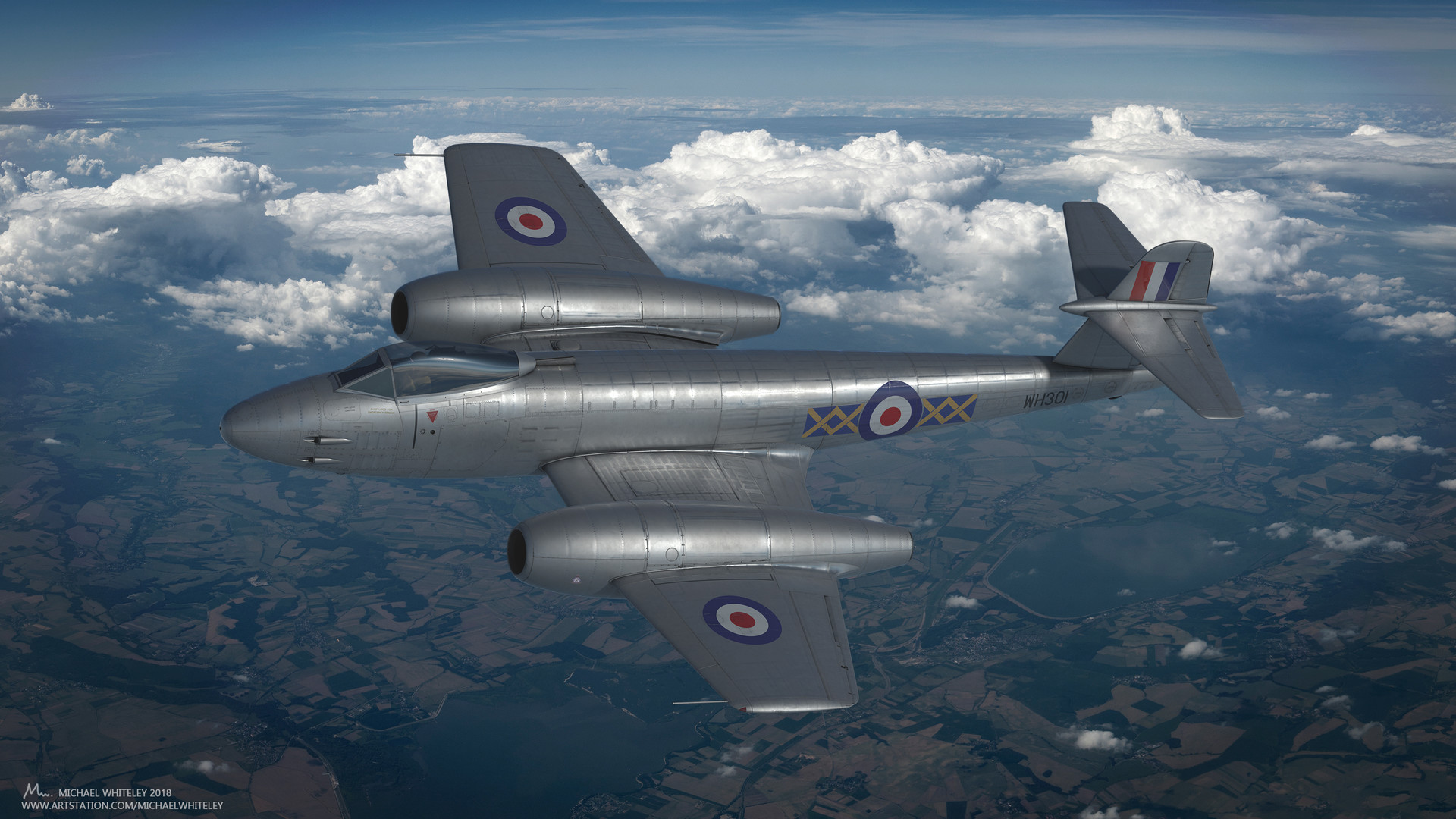 Michael Whiteley - Gloster Meteor F8