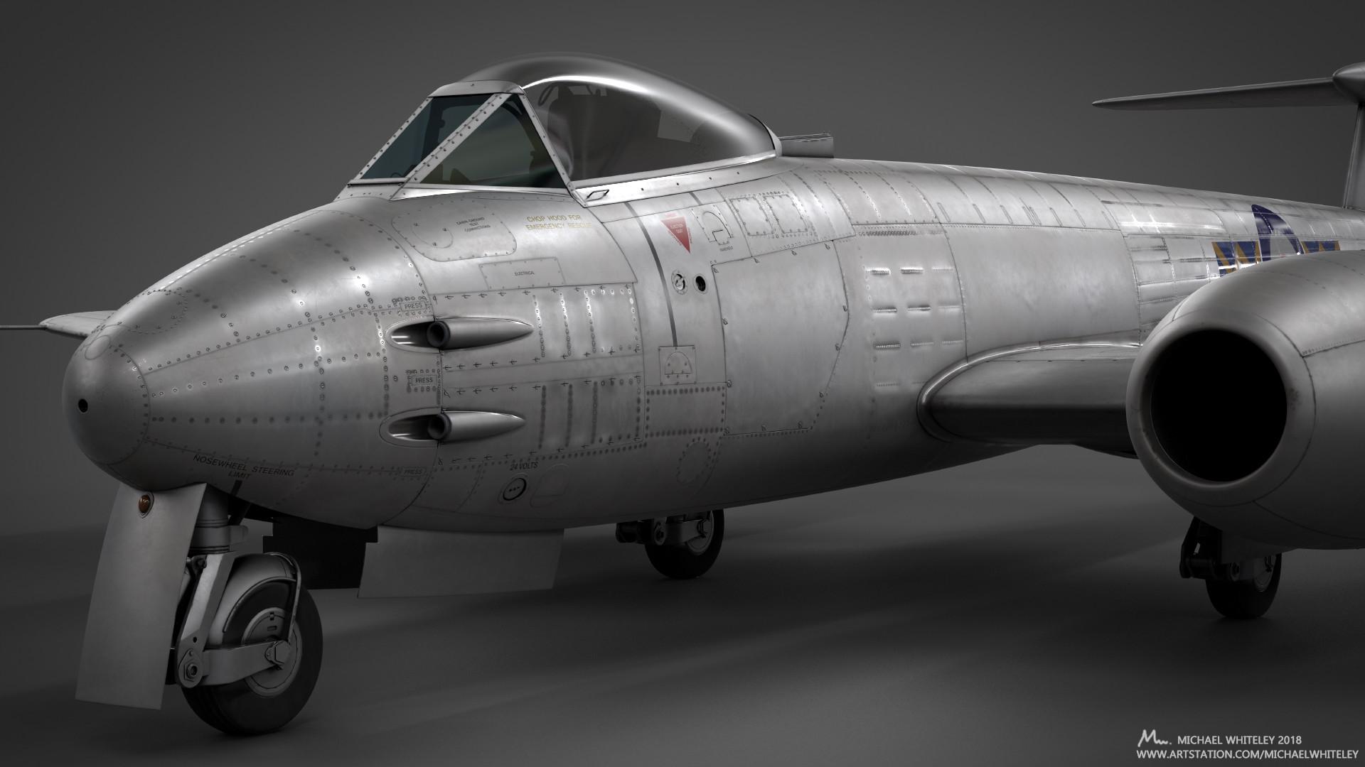 Michael Whiteley - Gloster Meteor F8
