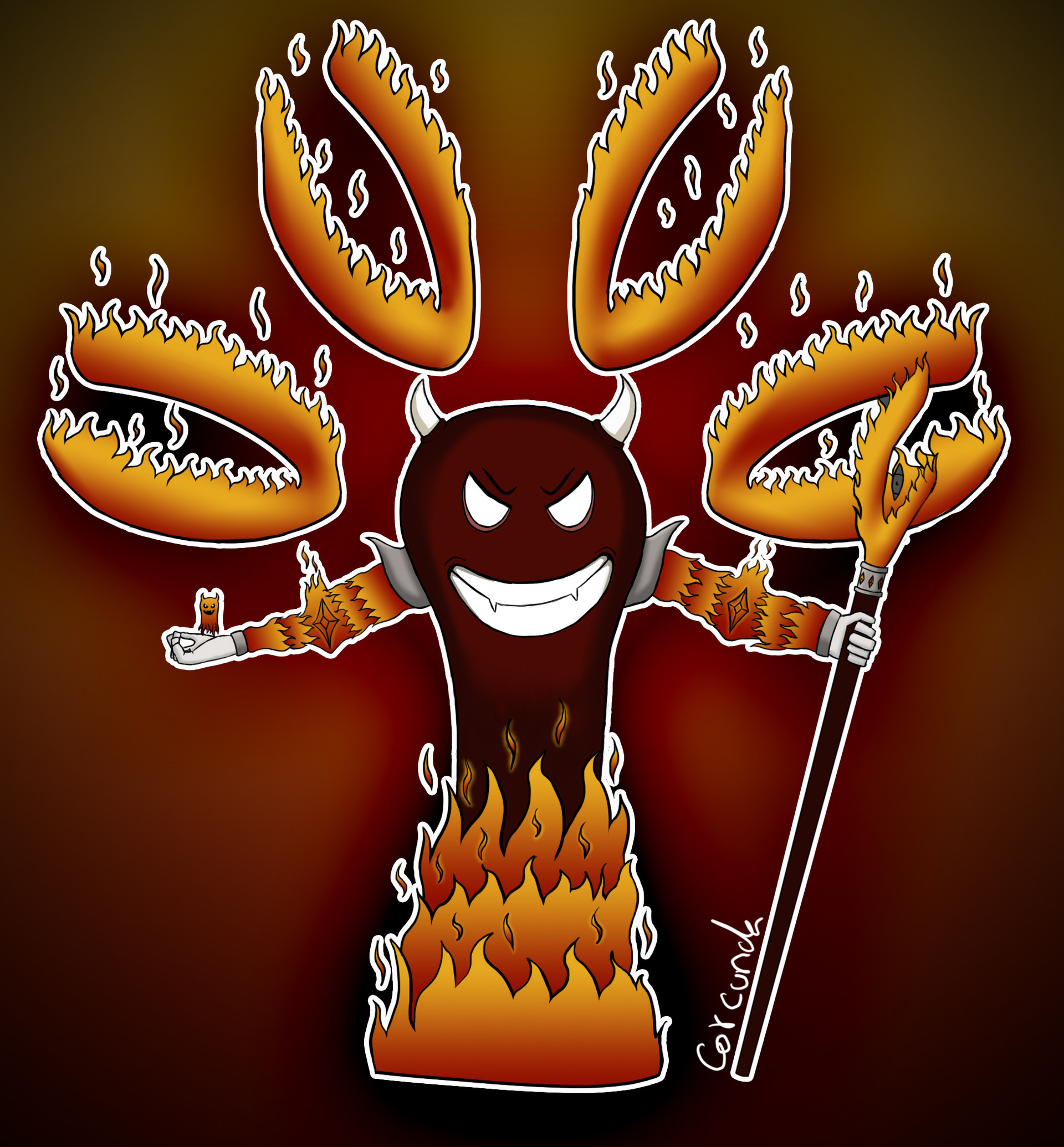 ArtStation - Fire Demon