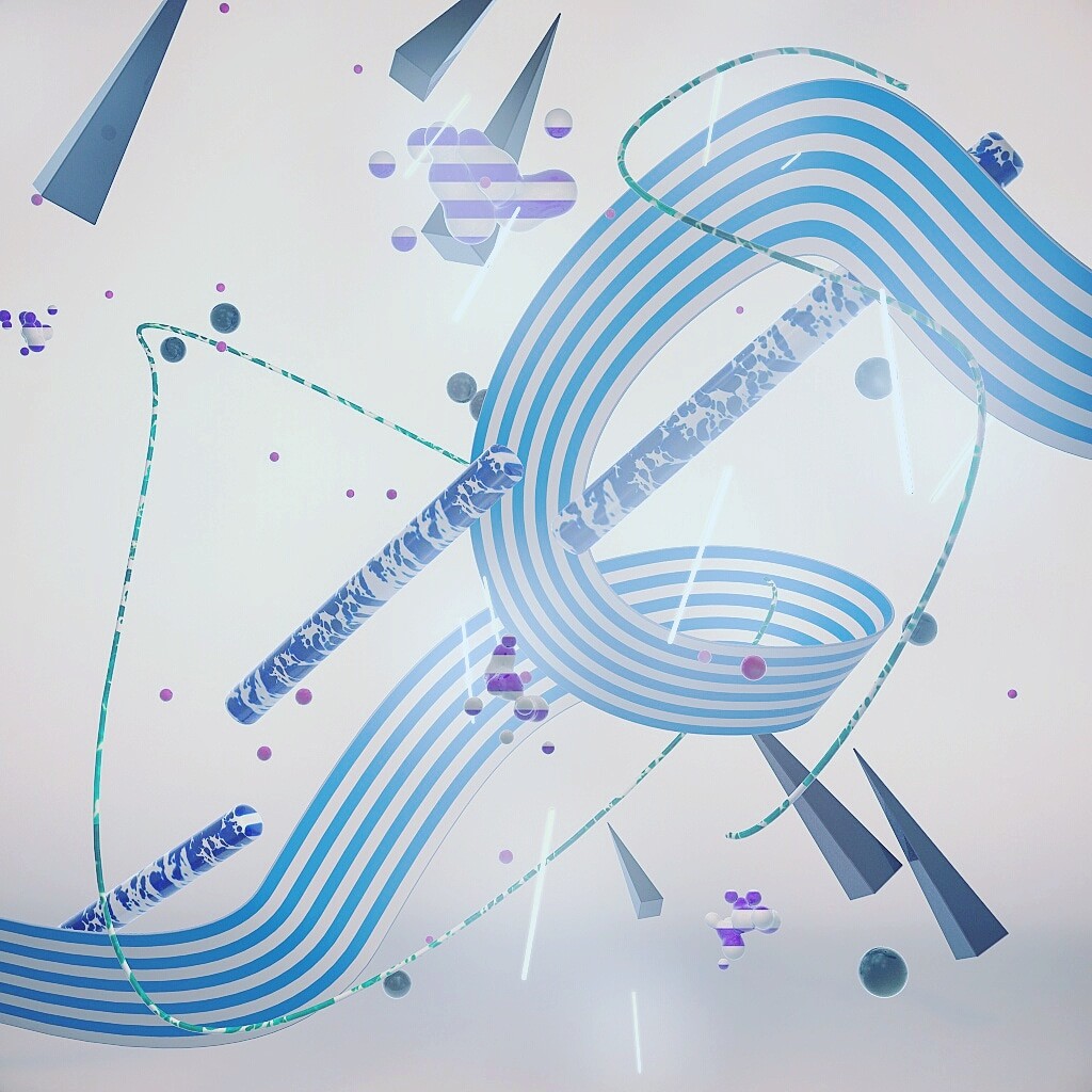 Human Render - abstract art