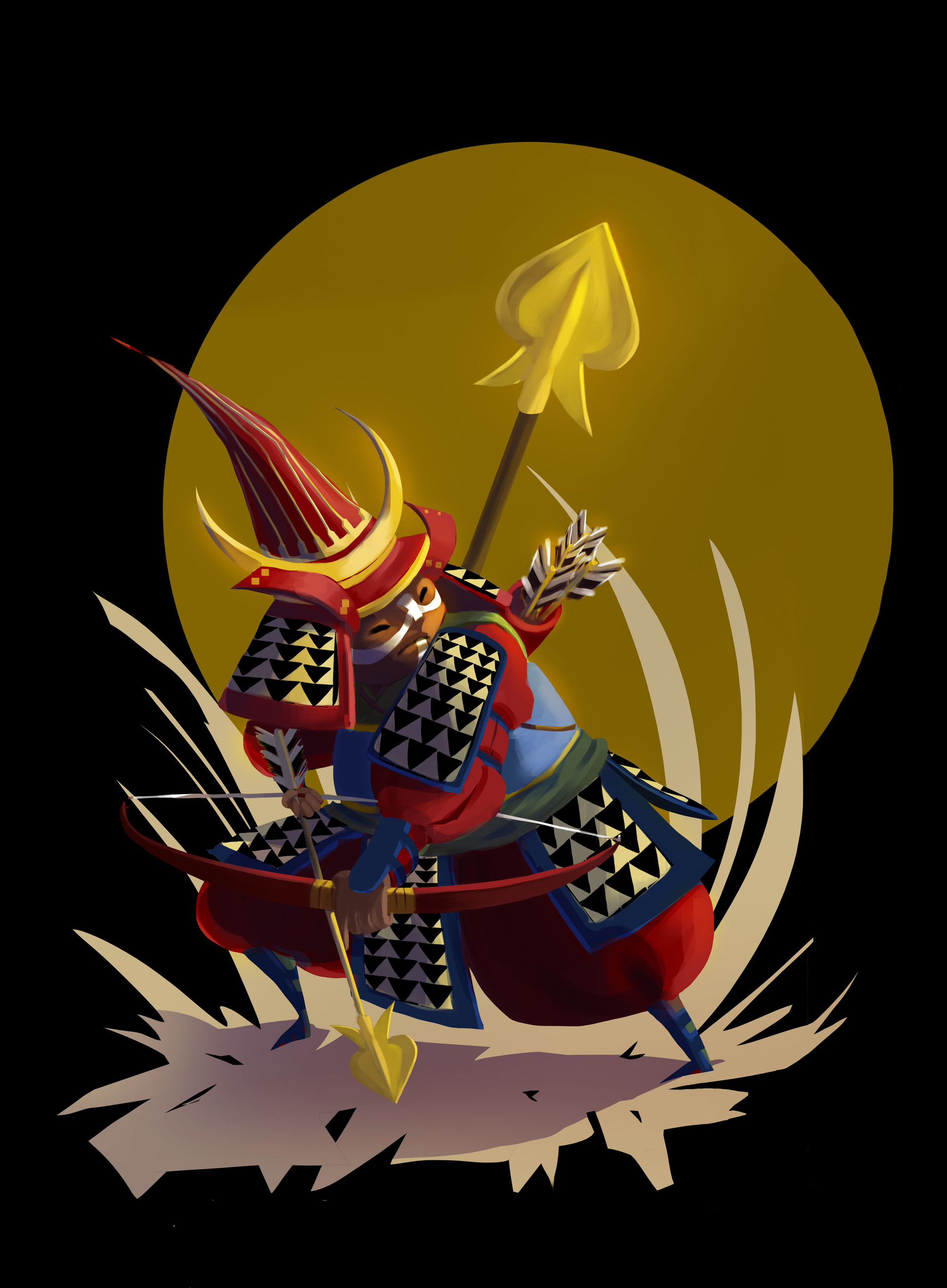 ArtStation - Card Character (2 of Spades)