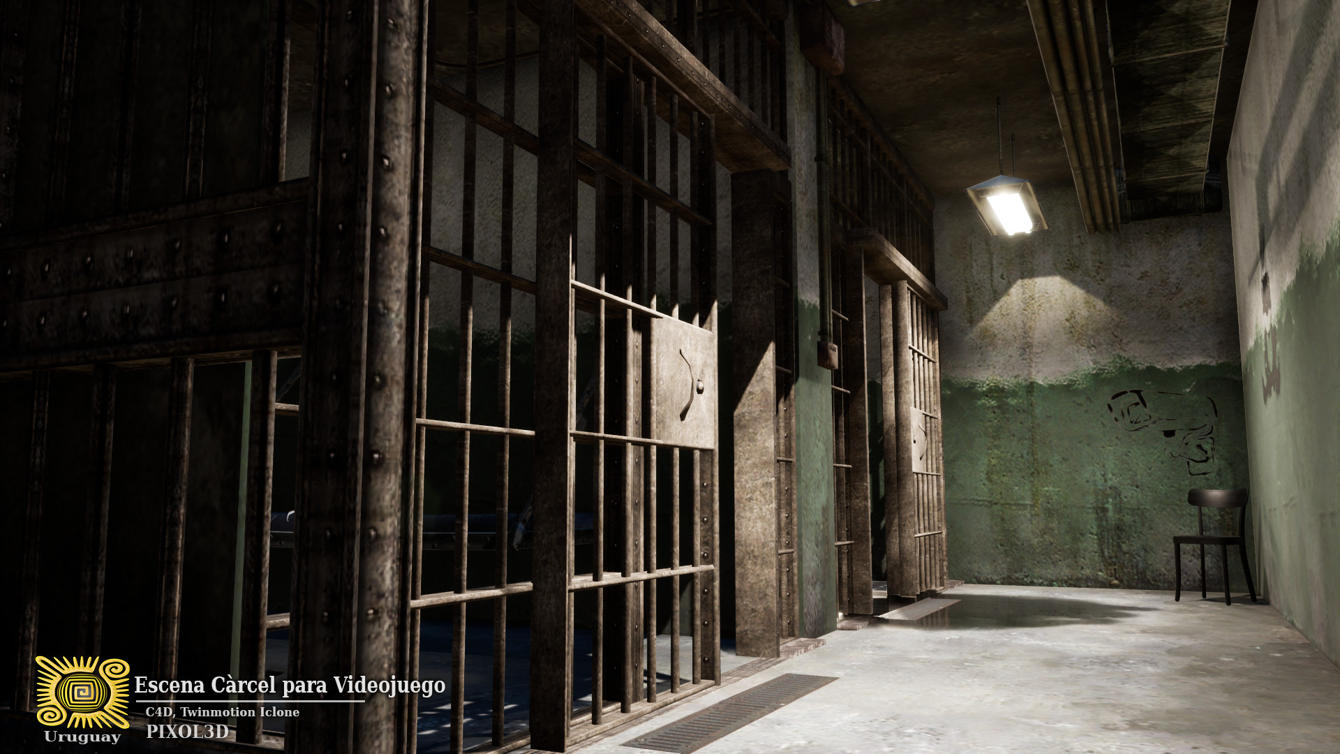 ArtStation - Jail for video game