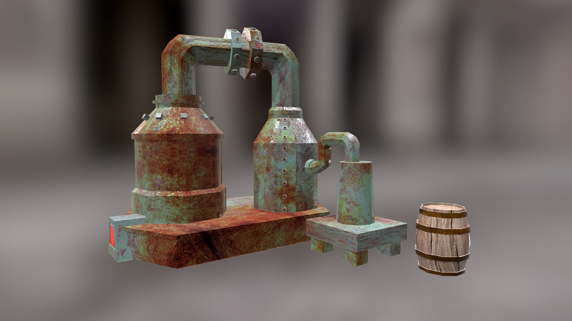 ArtStation - Machine Modeling & Texturing without Map