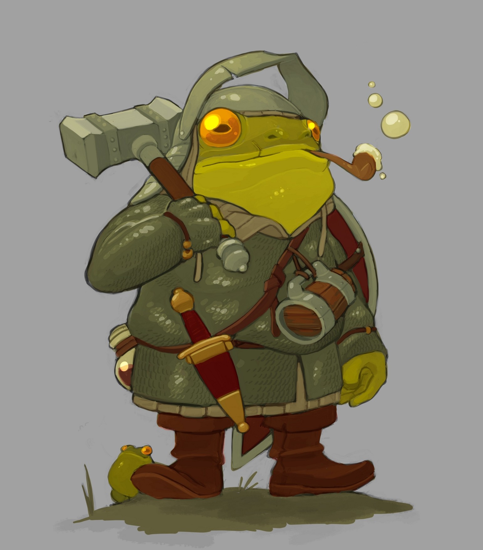 ArtStation - Cold blooded Man at Arms