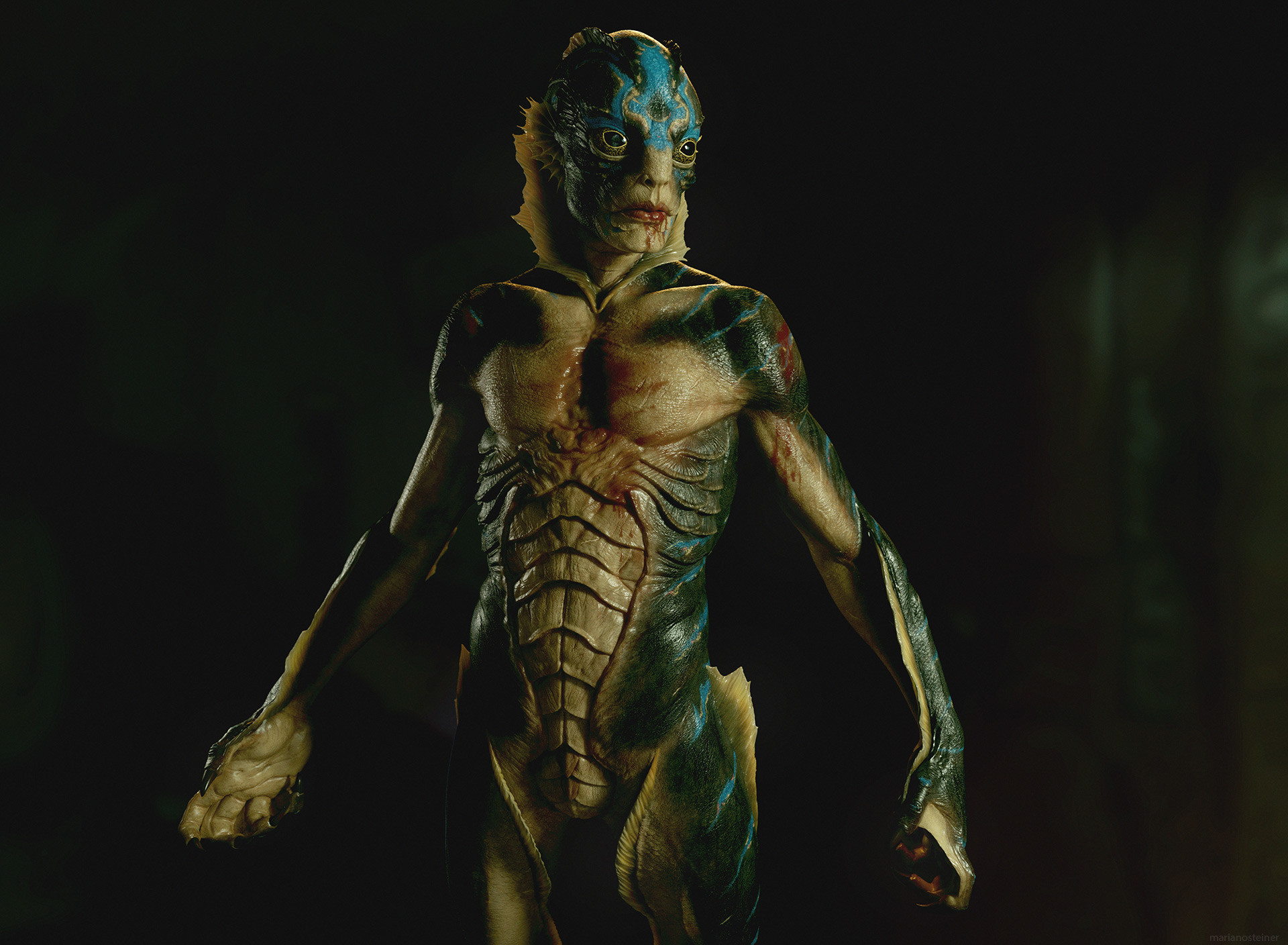 ArtStation - The Shape of Water ( Charlie's fanart )