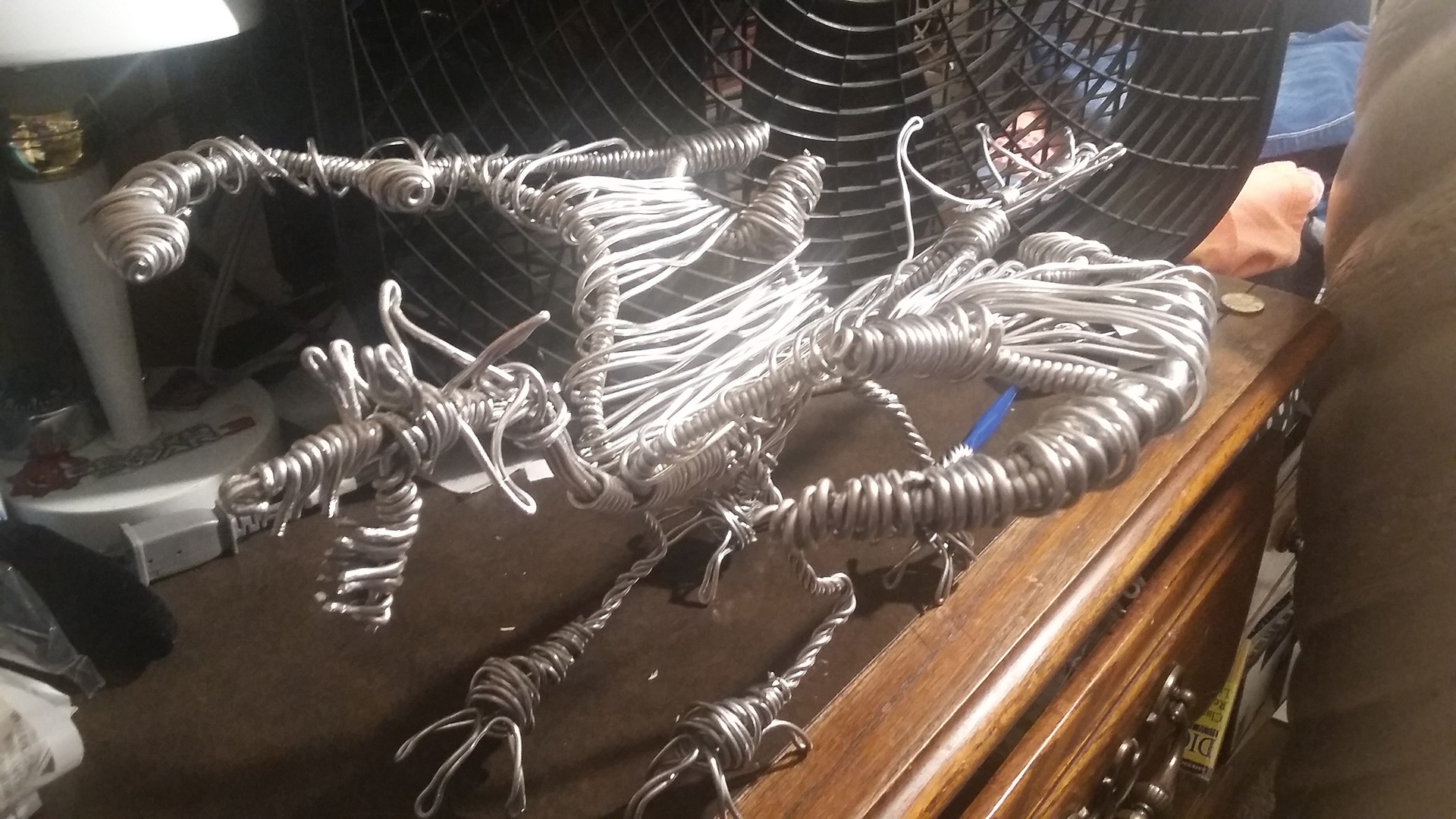 ArtStation - Dragon wire sculpture