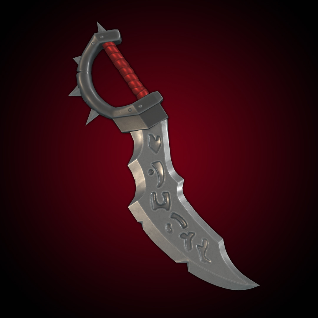 ArtStation - Stylized Dagger