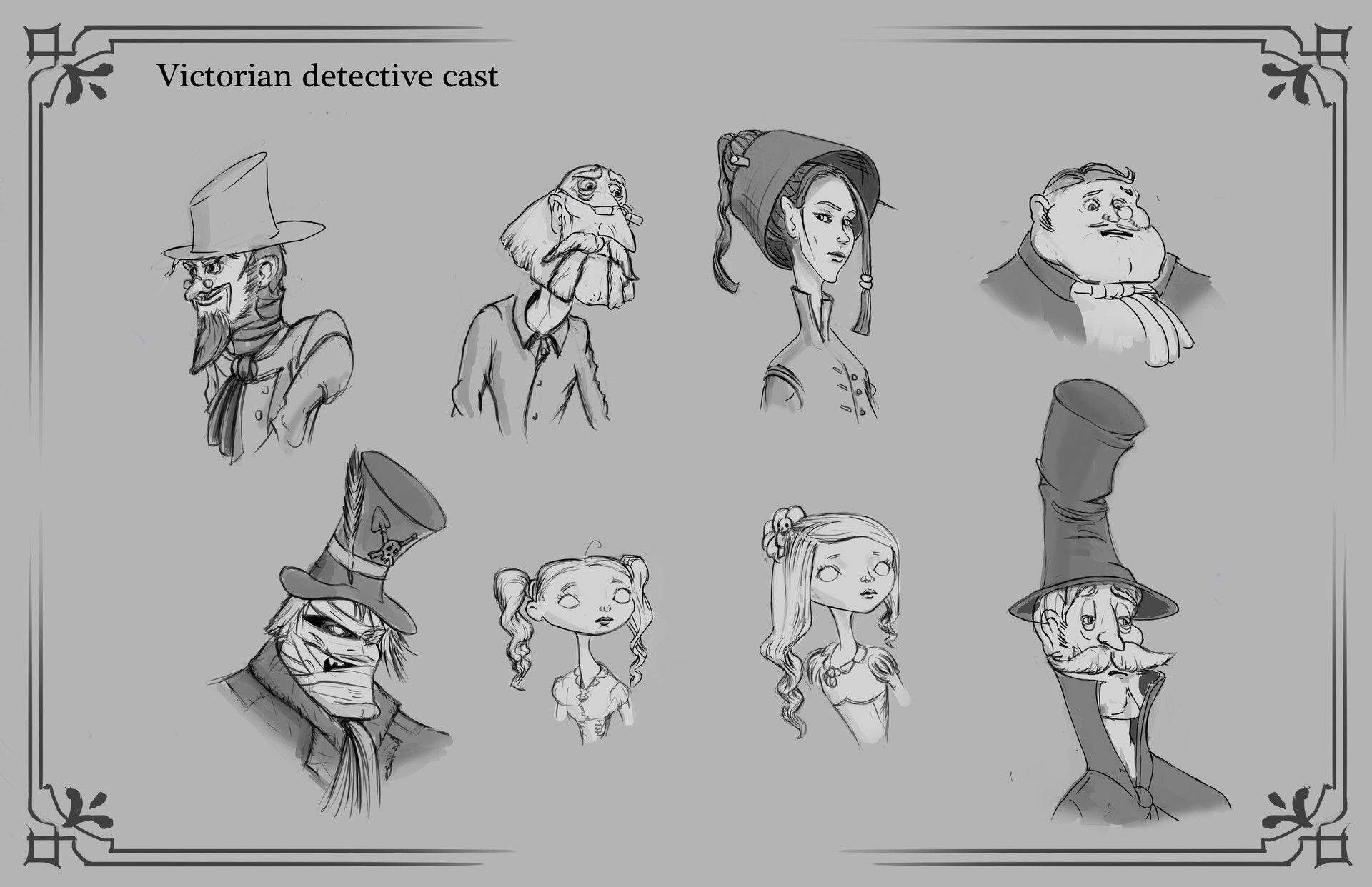 ArtStation - victorian story cast