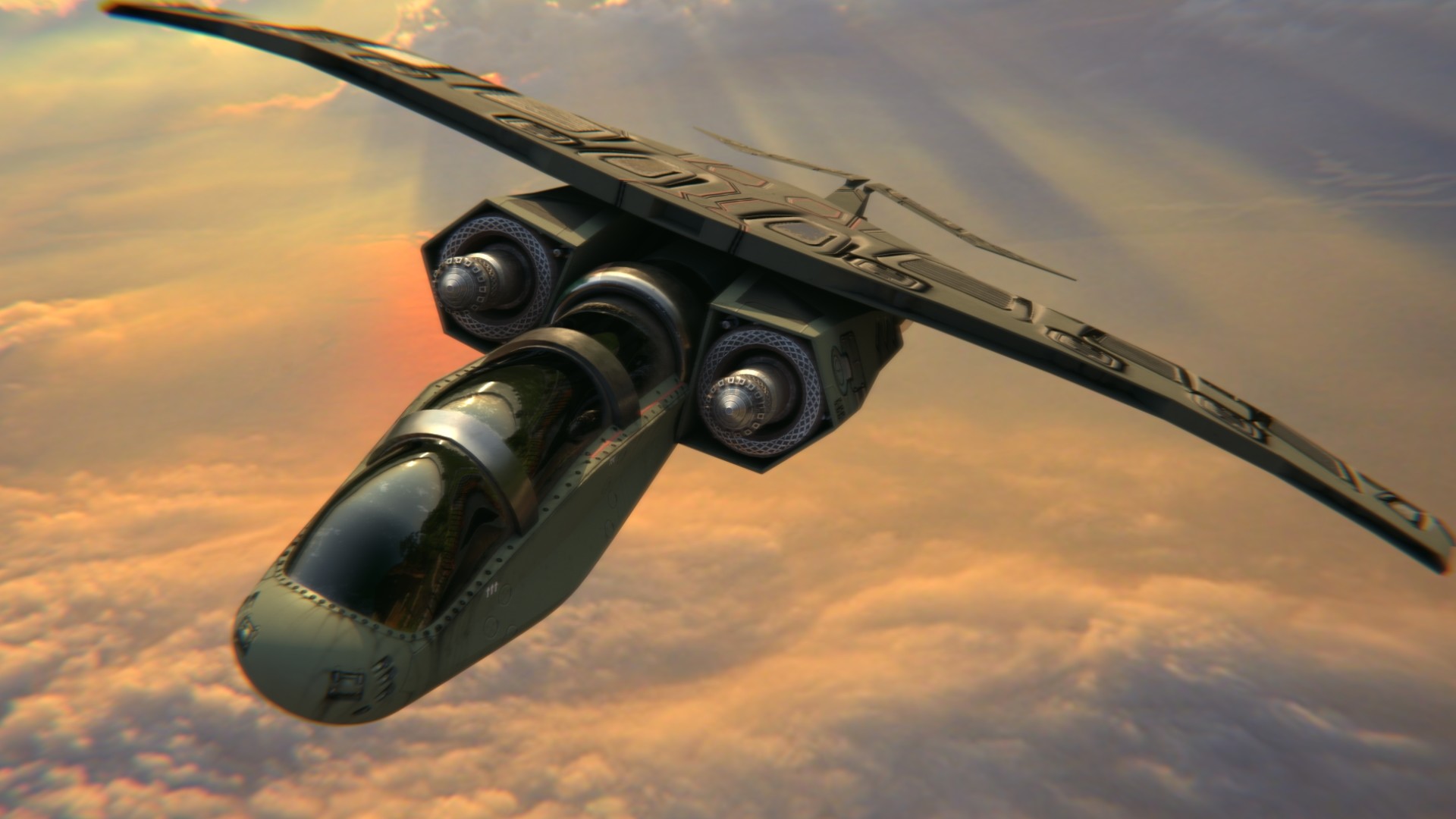 ArtStation - Light attack/recon drop ship concept