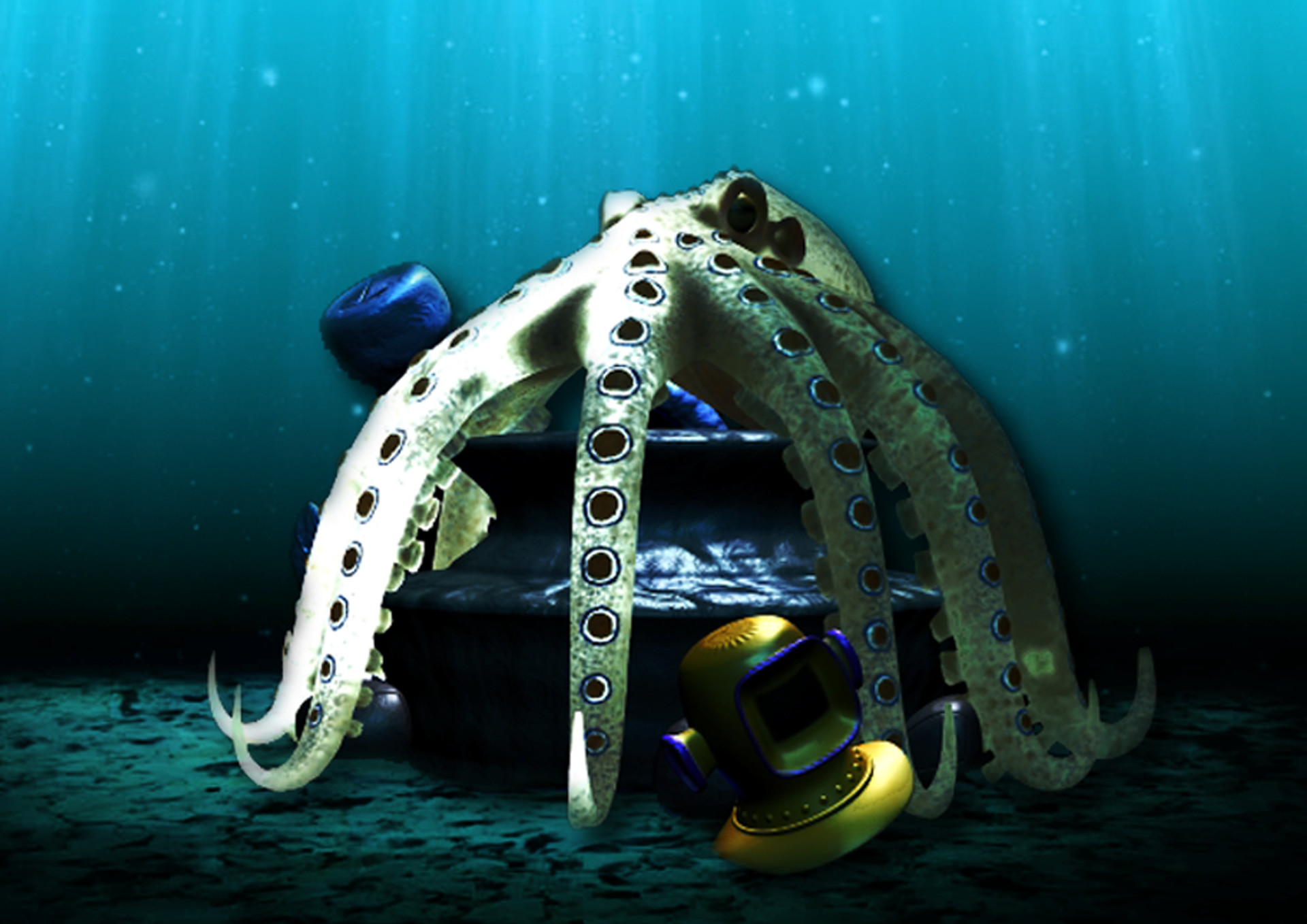 ArtStation - Diorama: Octopus