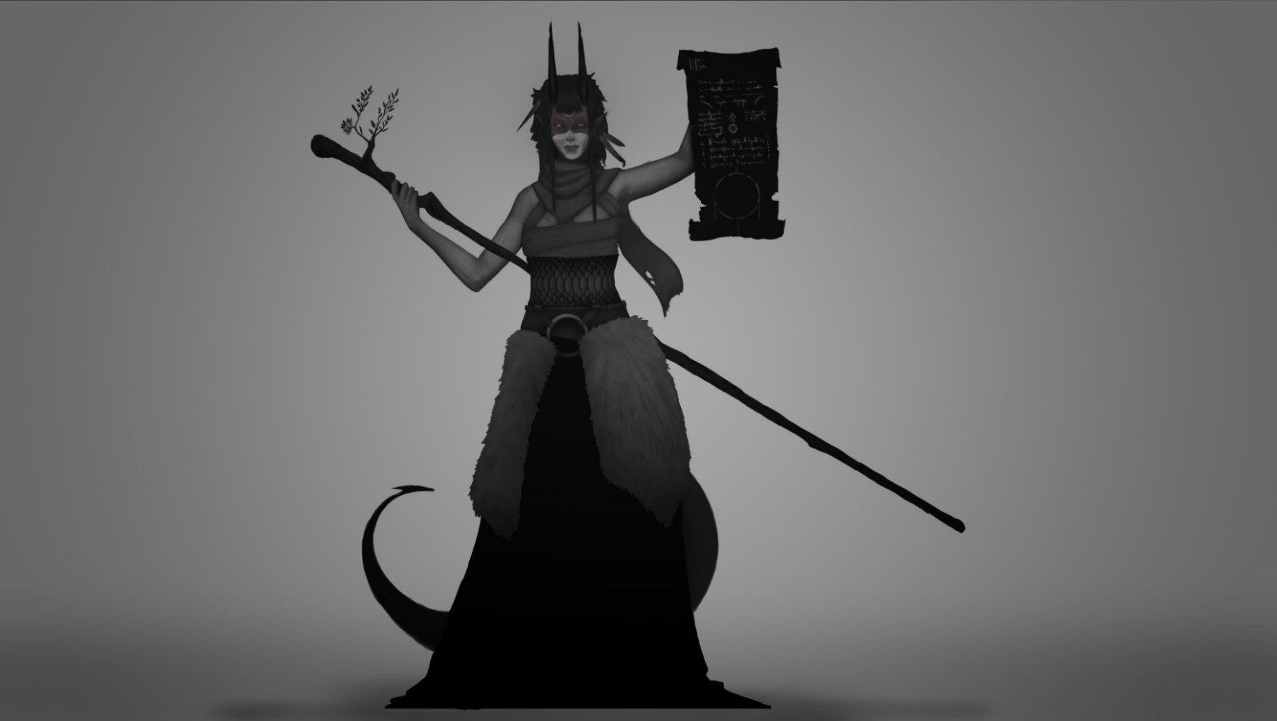 ArtStation - Candra the druid