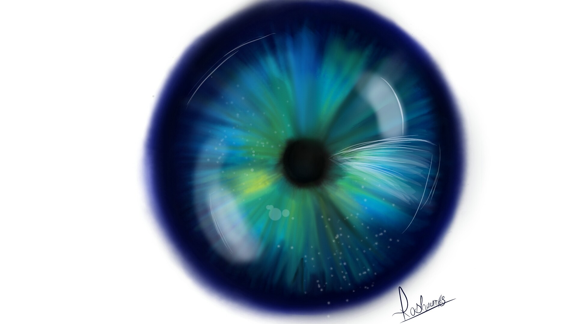 ArtStation - Eye Retina Illustration