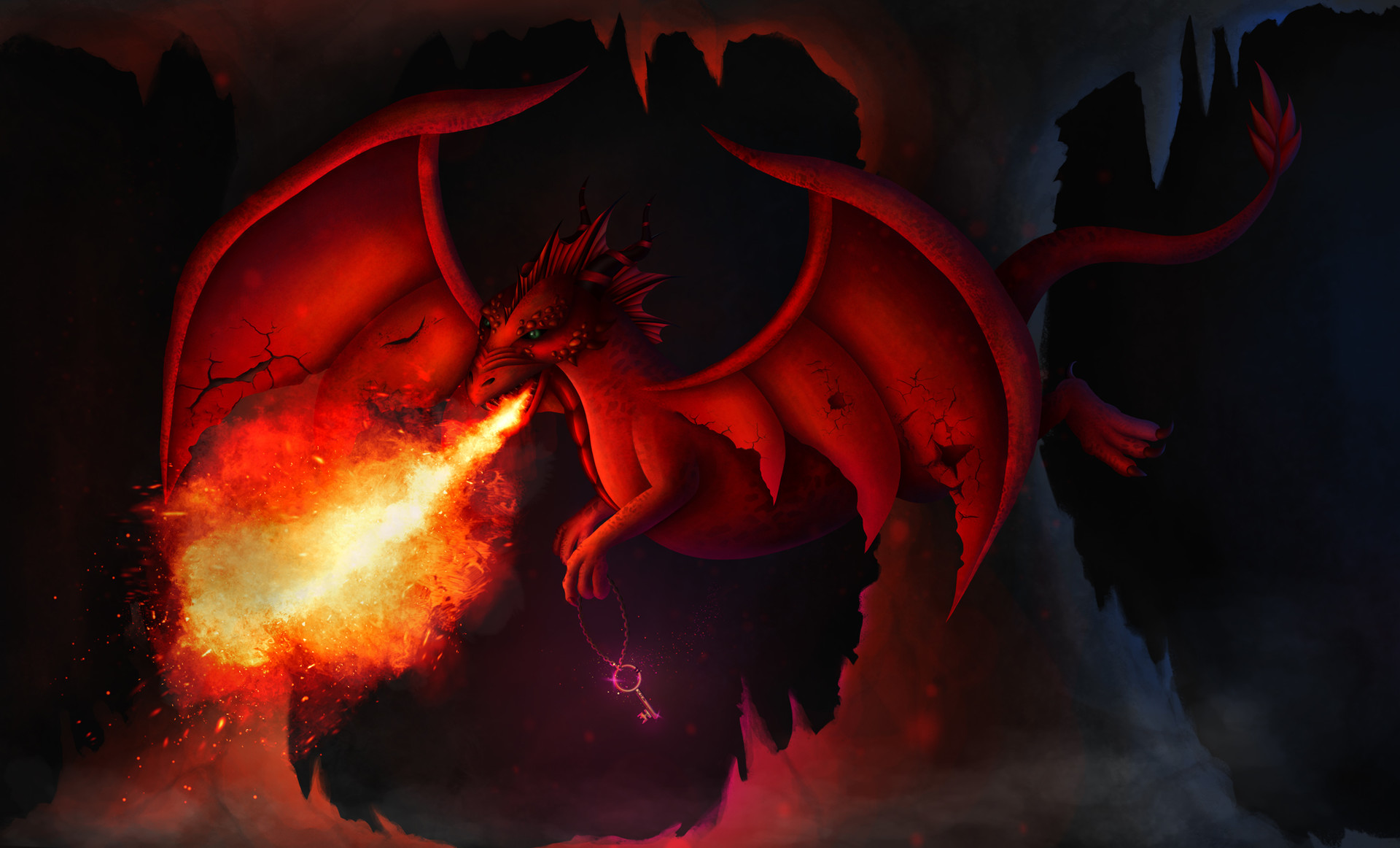 ArtStation - Red Dragon