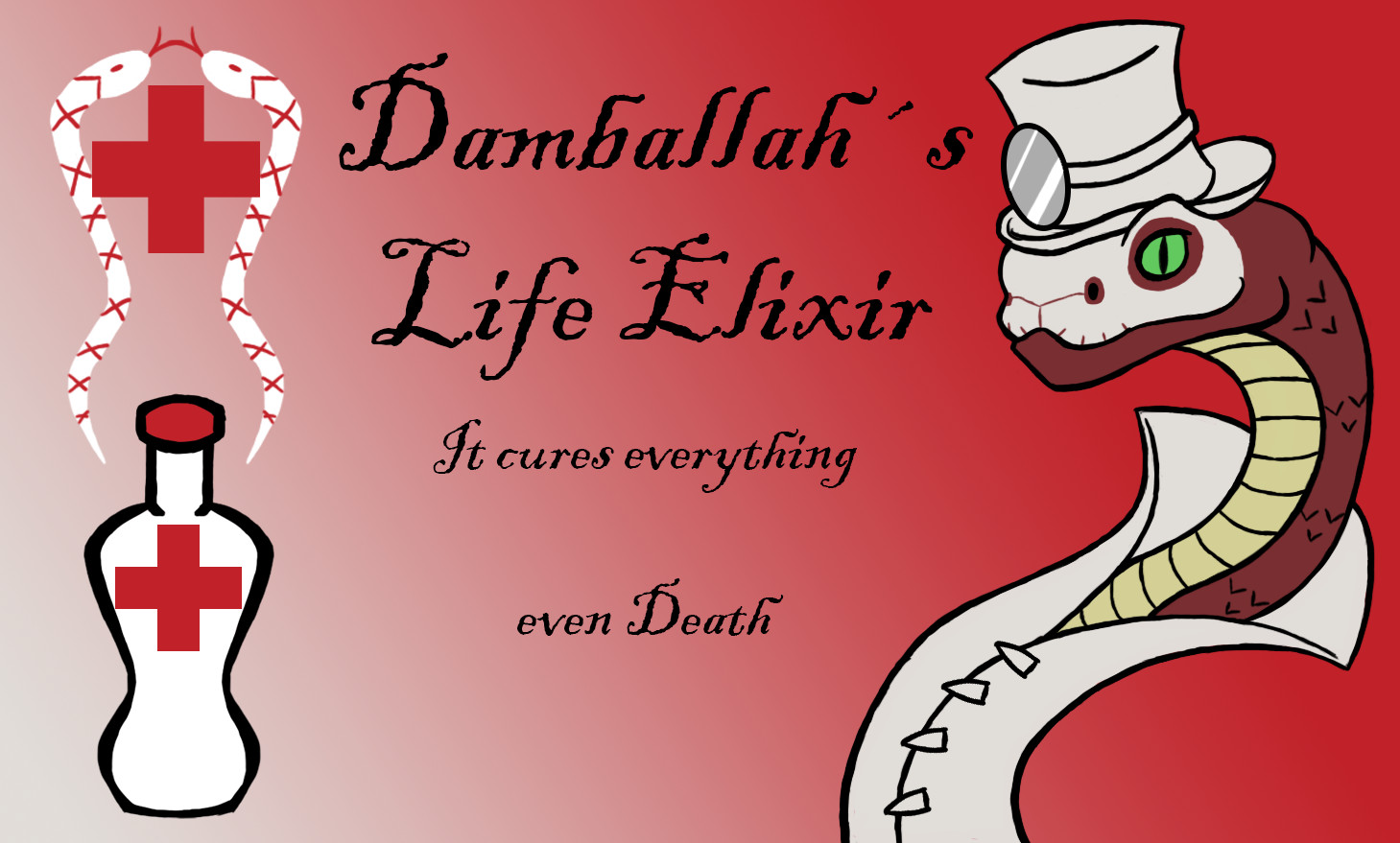ArtStation - Damballah´s life elixir - in game ad