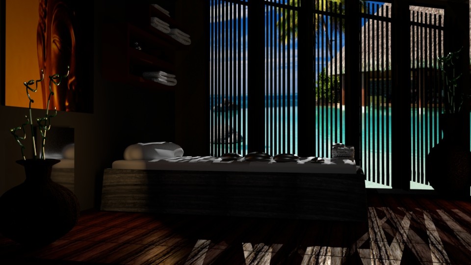 ArtStation - Spa room.