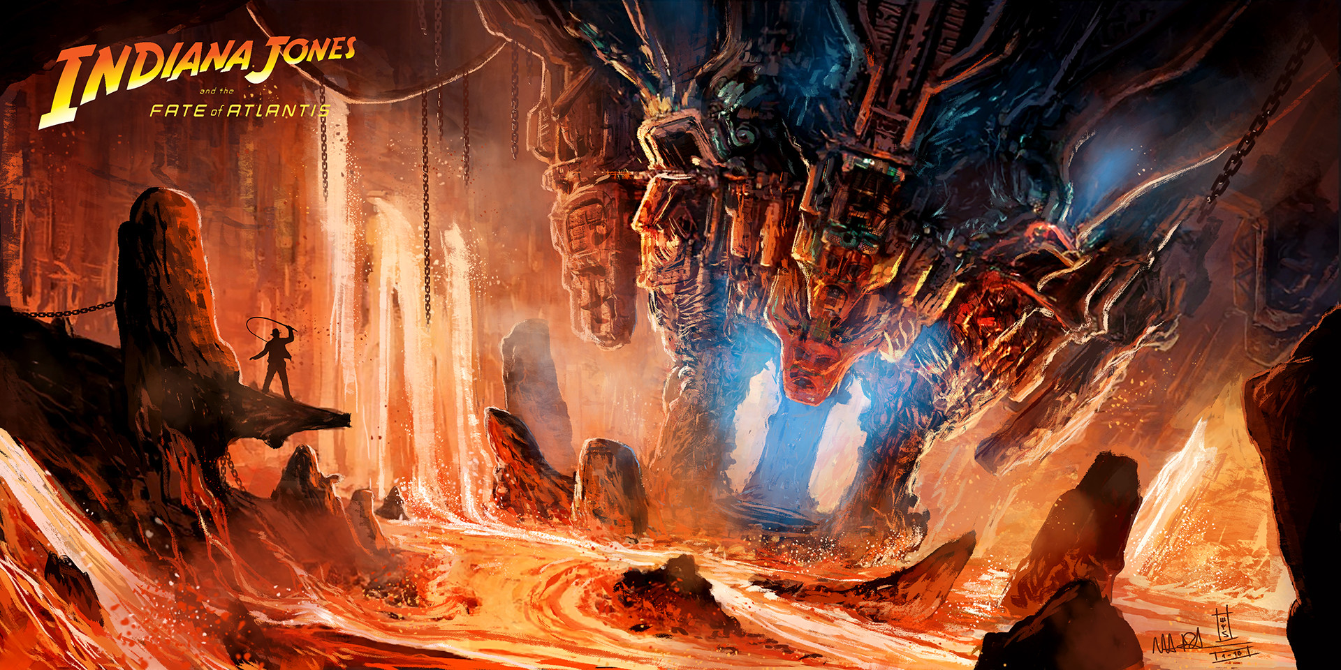 ArtStation - Indiana Jones and the Fate of Atlantis FanArt