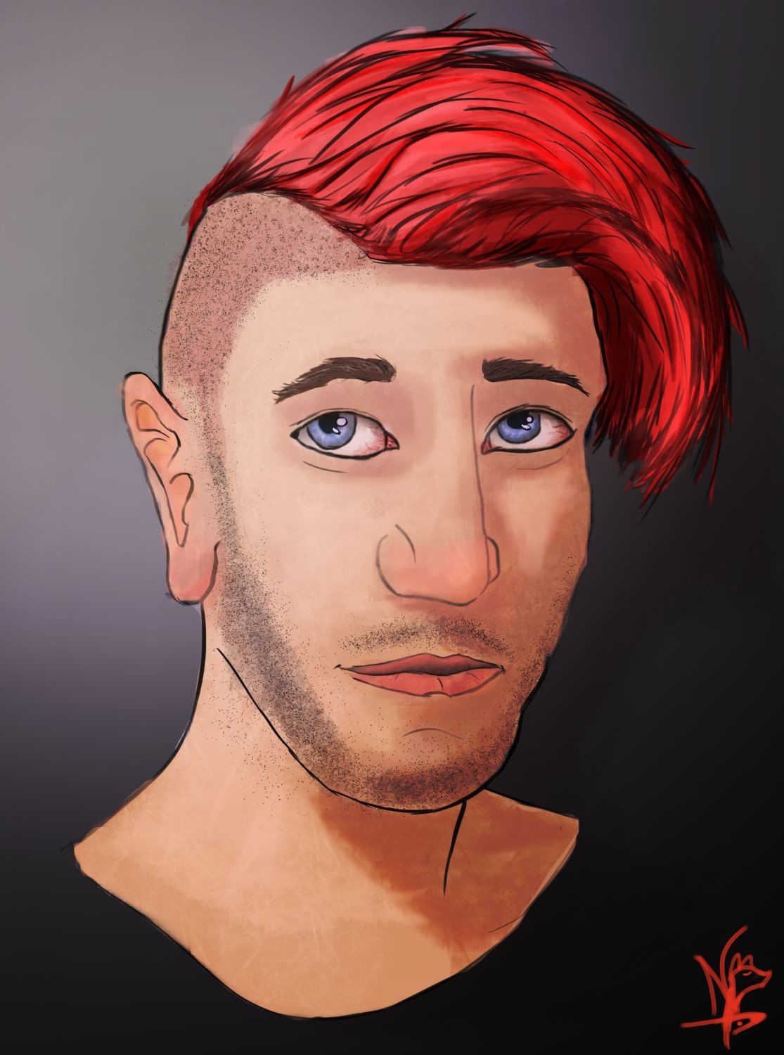 ArtStation - Head-bust practice