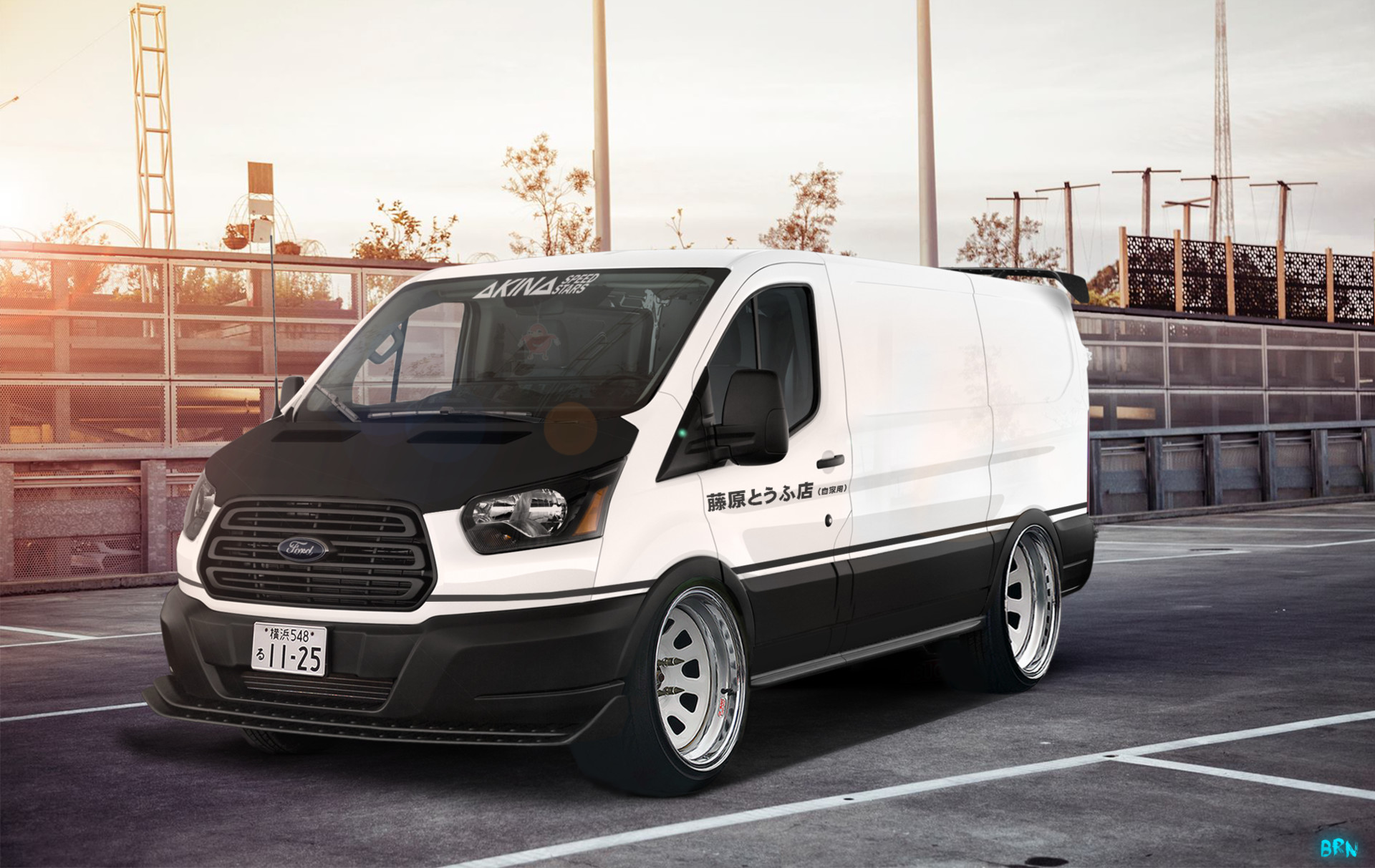 ArtStation - Ford Transit for tofu delivery