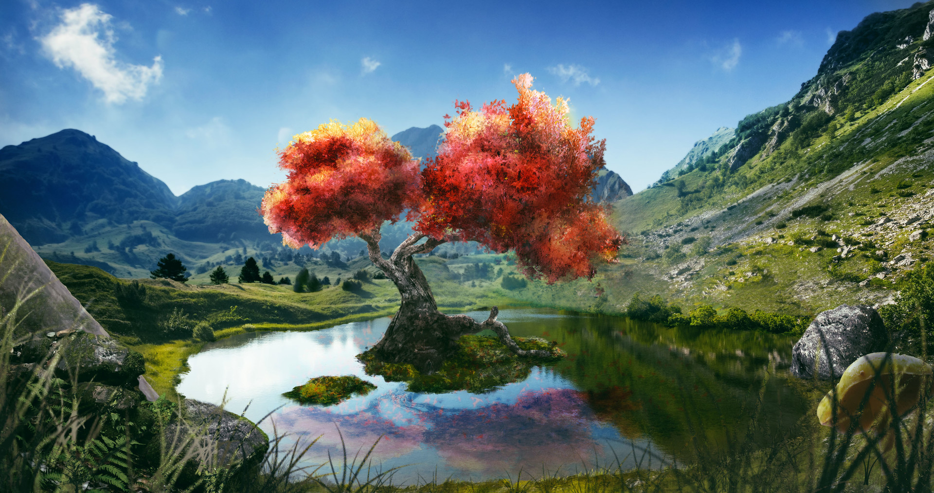 ArtStation - Mattpainting Landscape