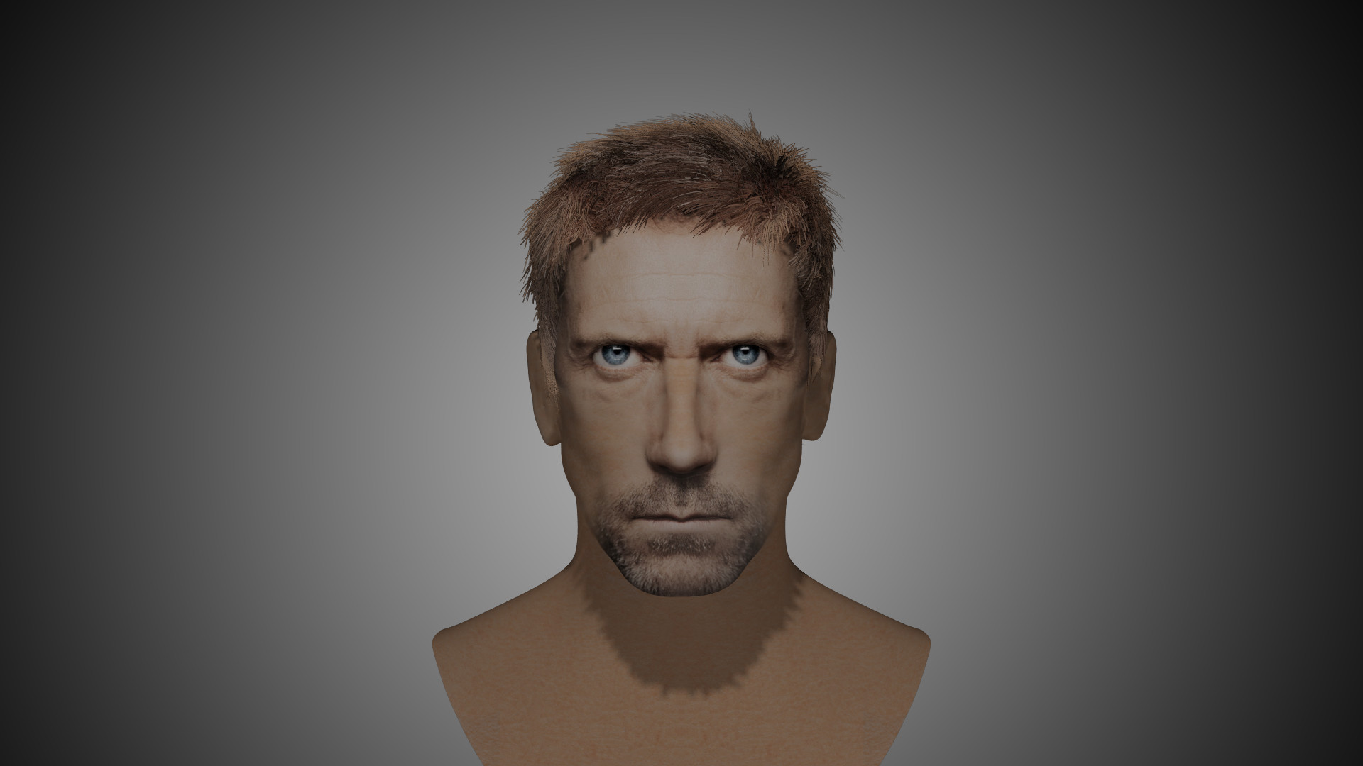 ArtStation - Hugh Laurie bust