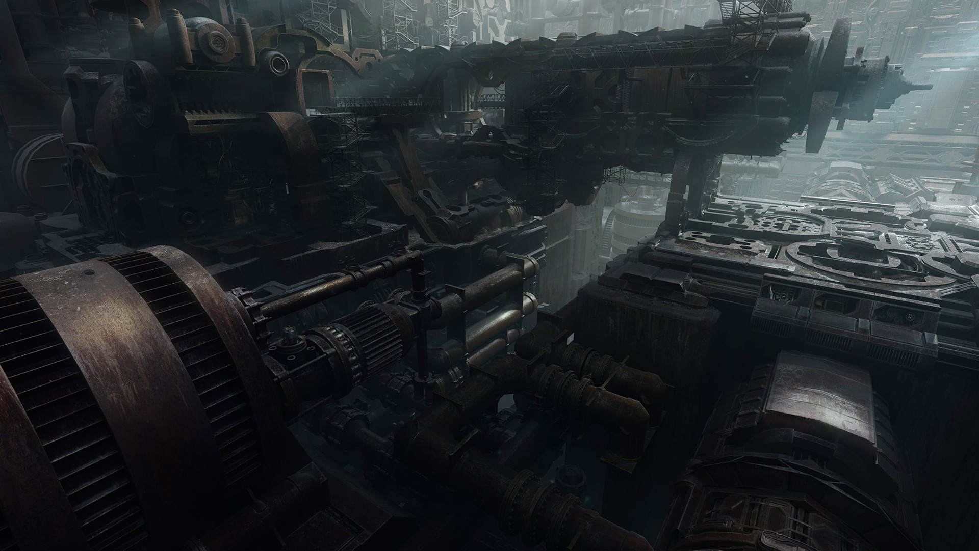 ArtStation - Derelict Ship Interior