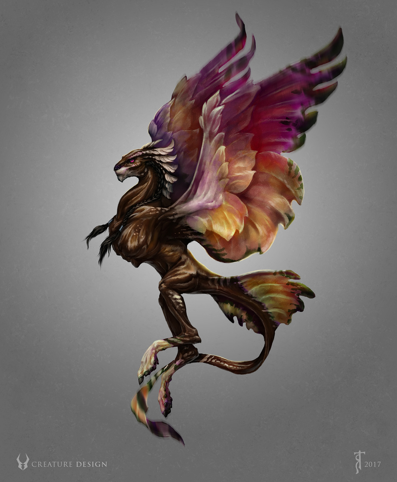 Tatiana Yamshanova - Fantasy flying creature