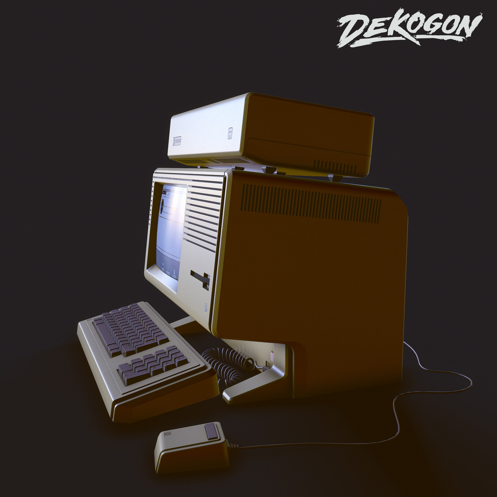 ArtStation - 80's Computer
