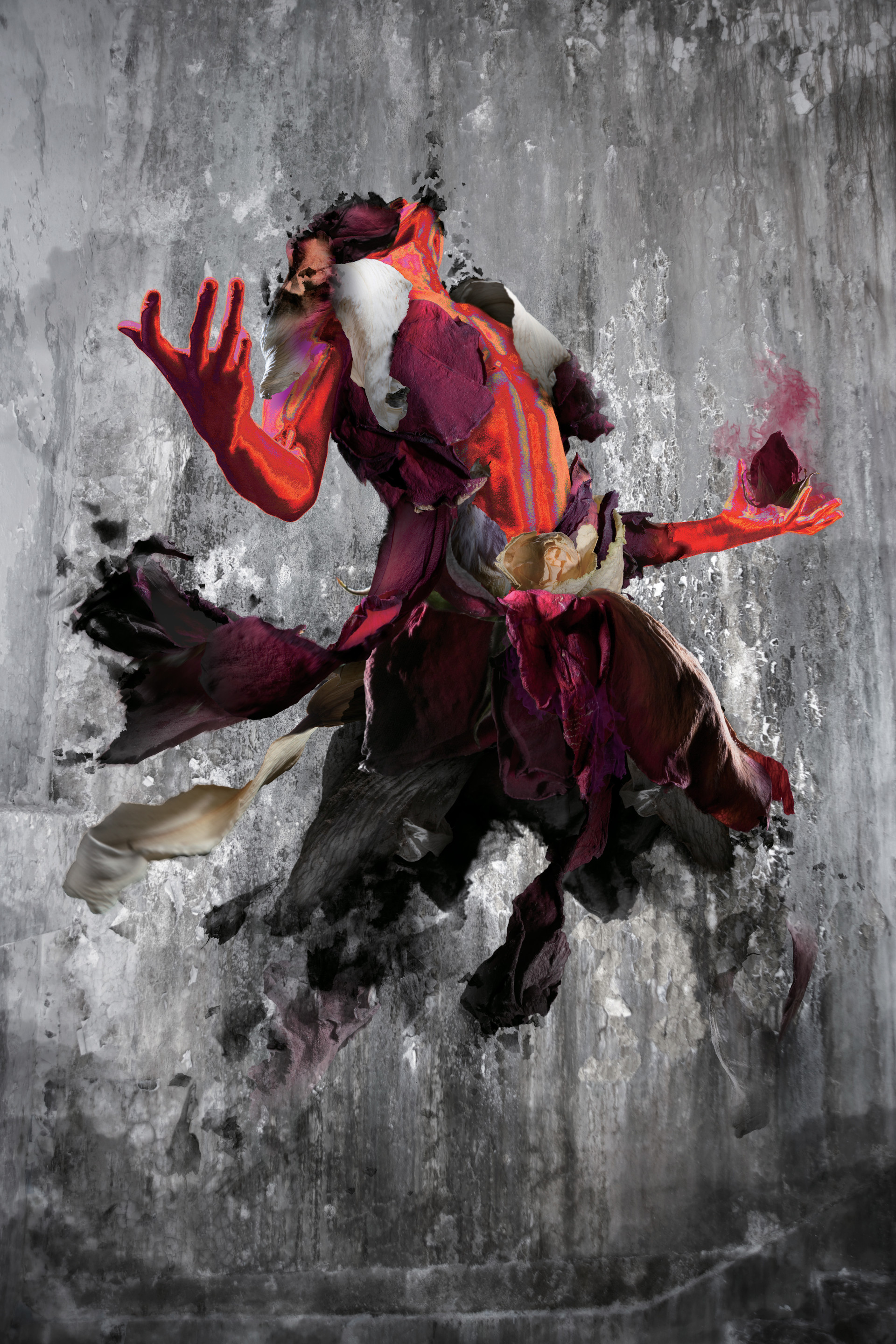 ArtStation - God in Dried Flower Armor