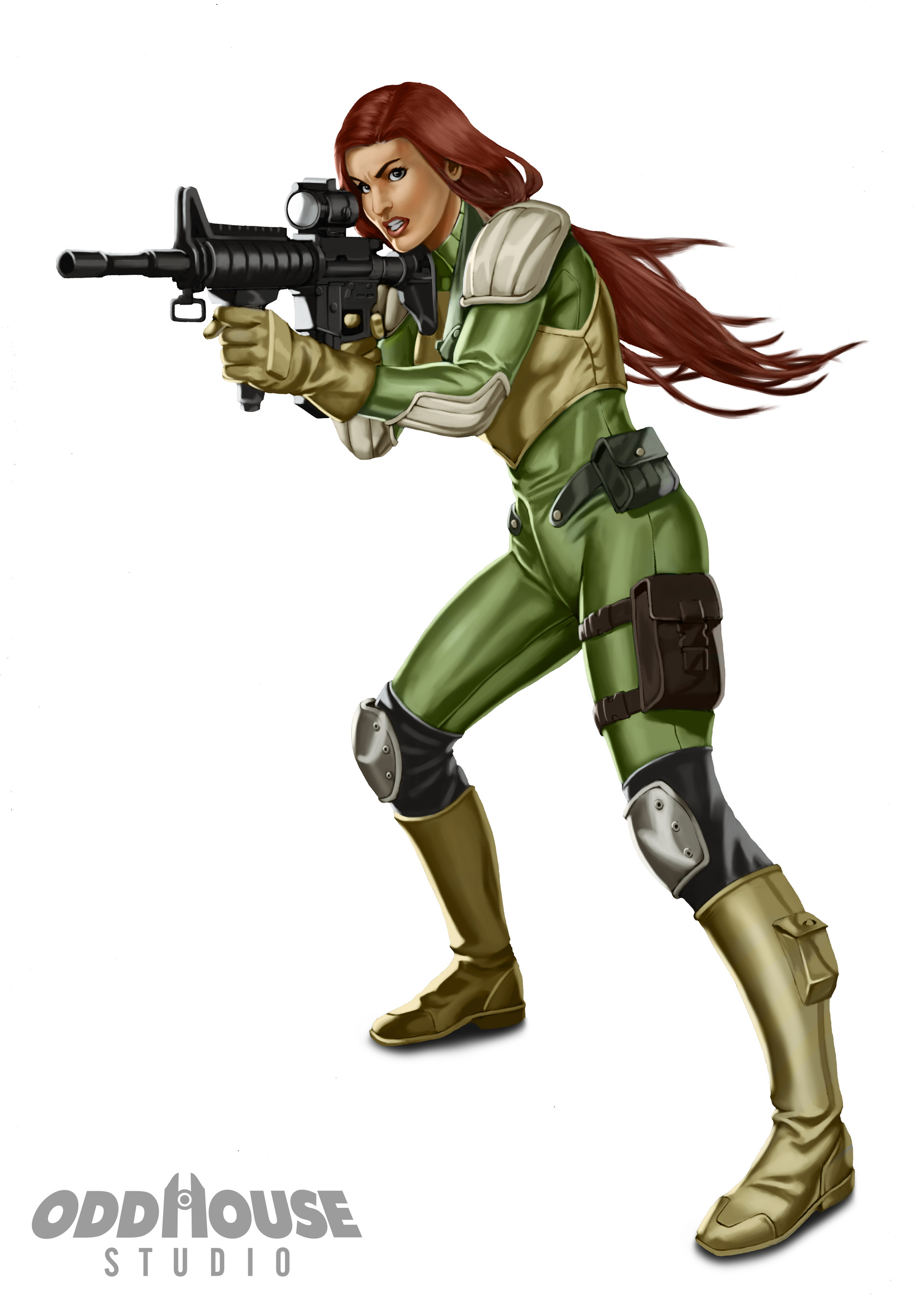 ArtStation - Scarlett G.I Joe