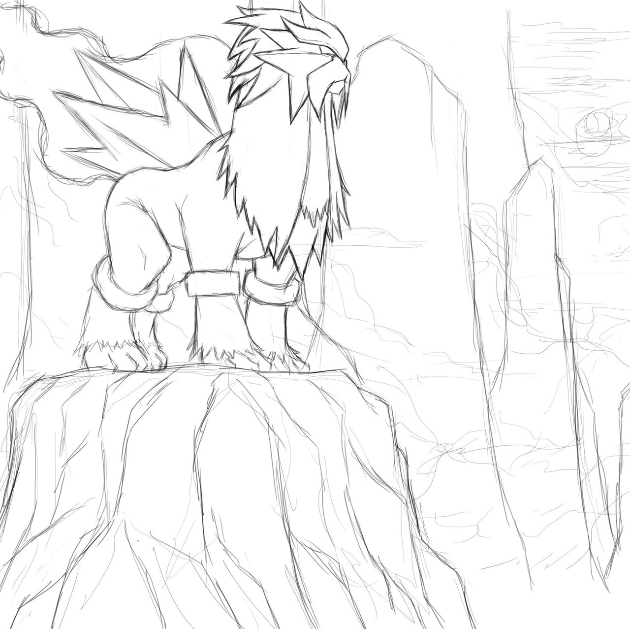 Entei Coloring Pages