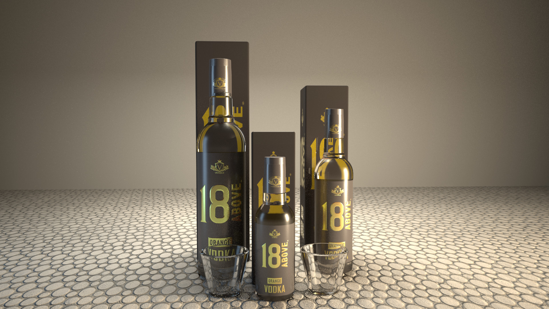ArtStation - Vodka Bottles