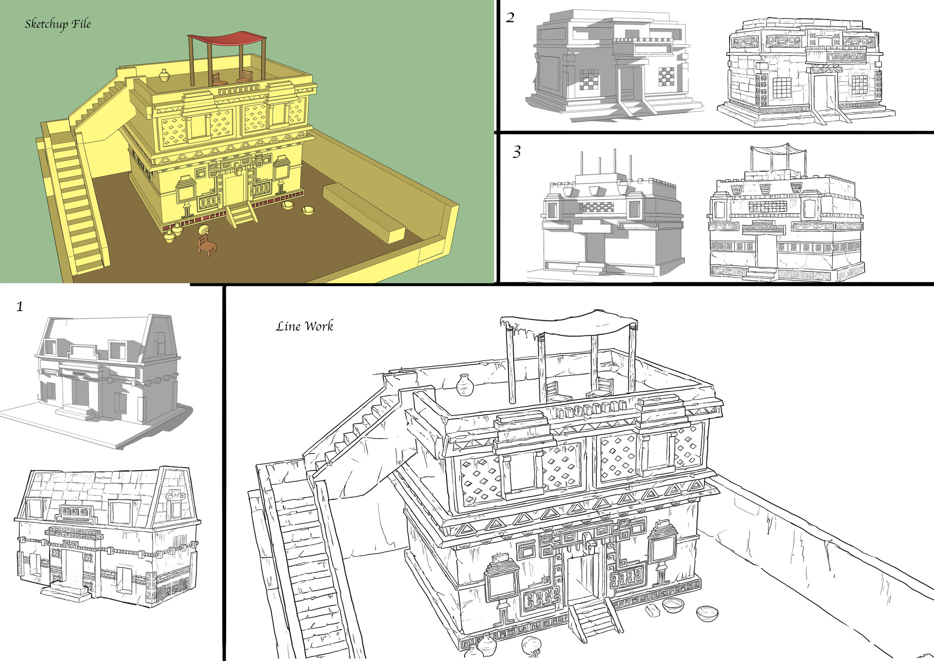 Yashaswi Karthik - AZTECS THE Beginning- aztec nobleman's house