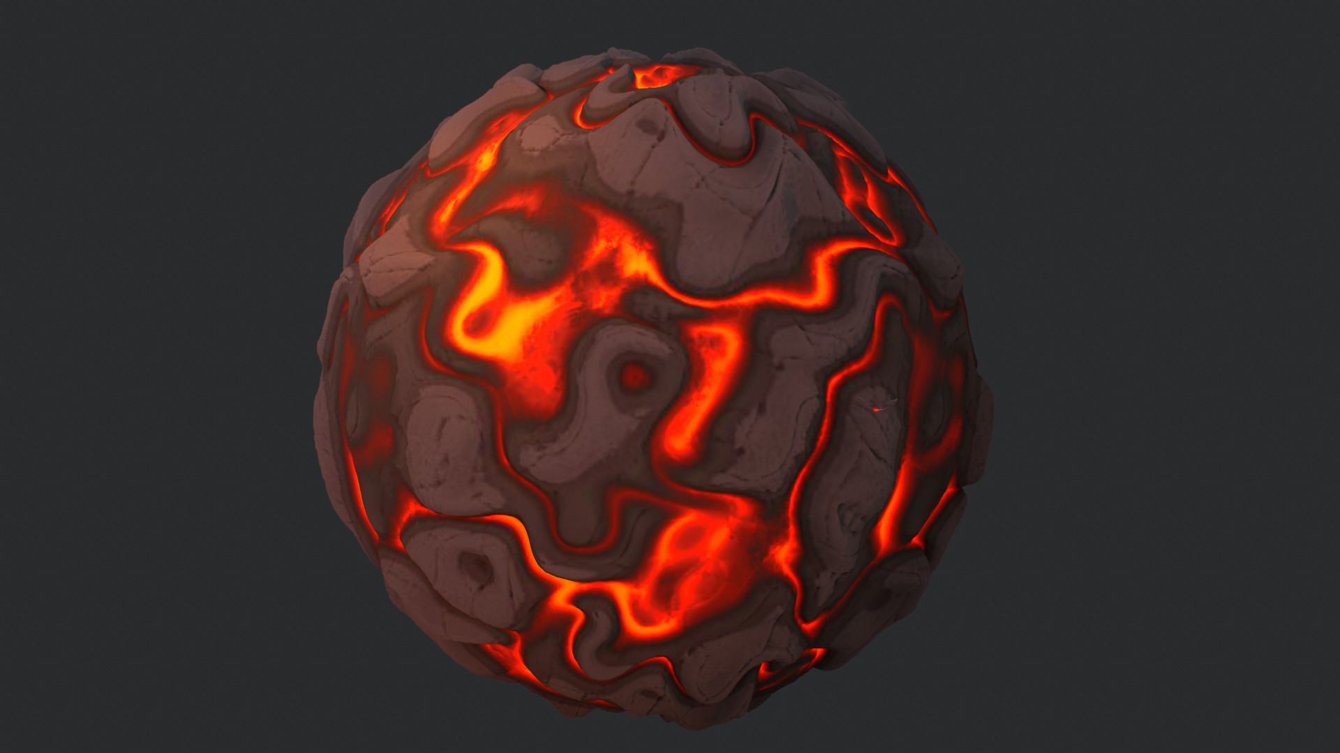 ArtStation - Substance A Day 18 - Stylised Lava