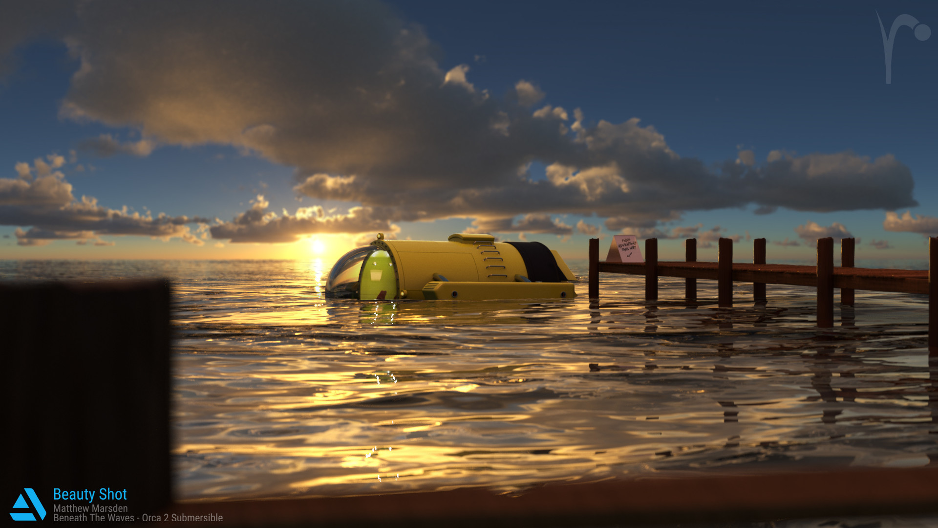 ArtStation - Orca 2 Submersible - Beneath The Waves Challenge