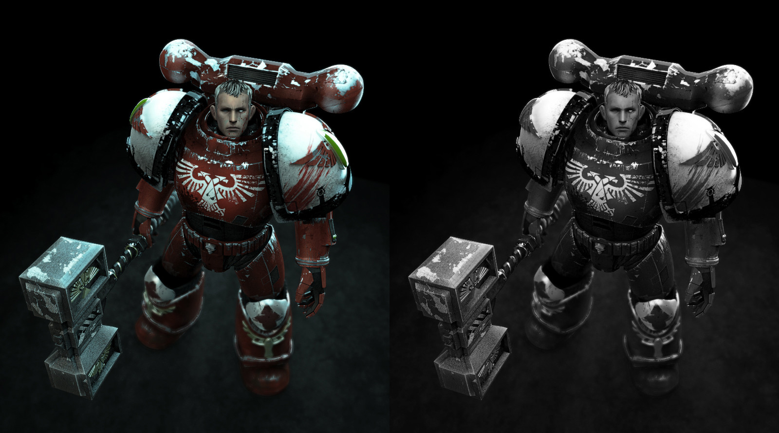 ArtStation - Space Marine Captain