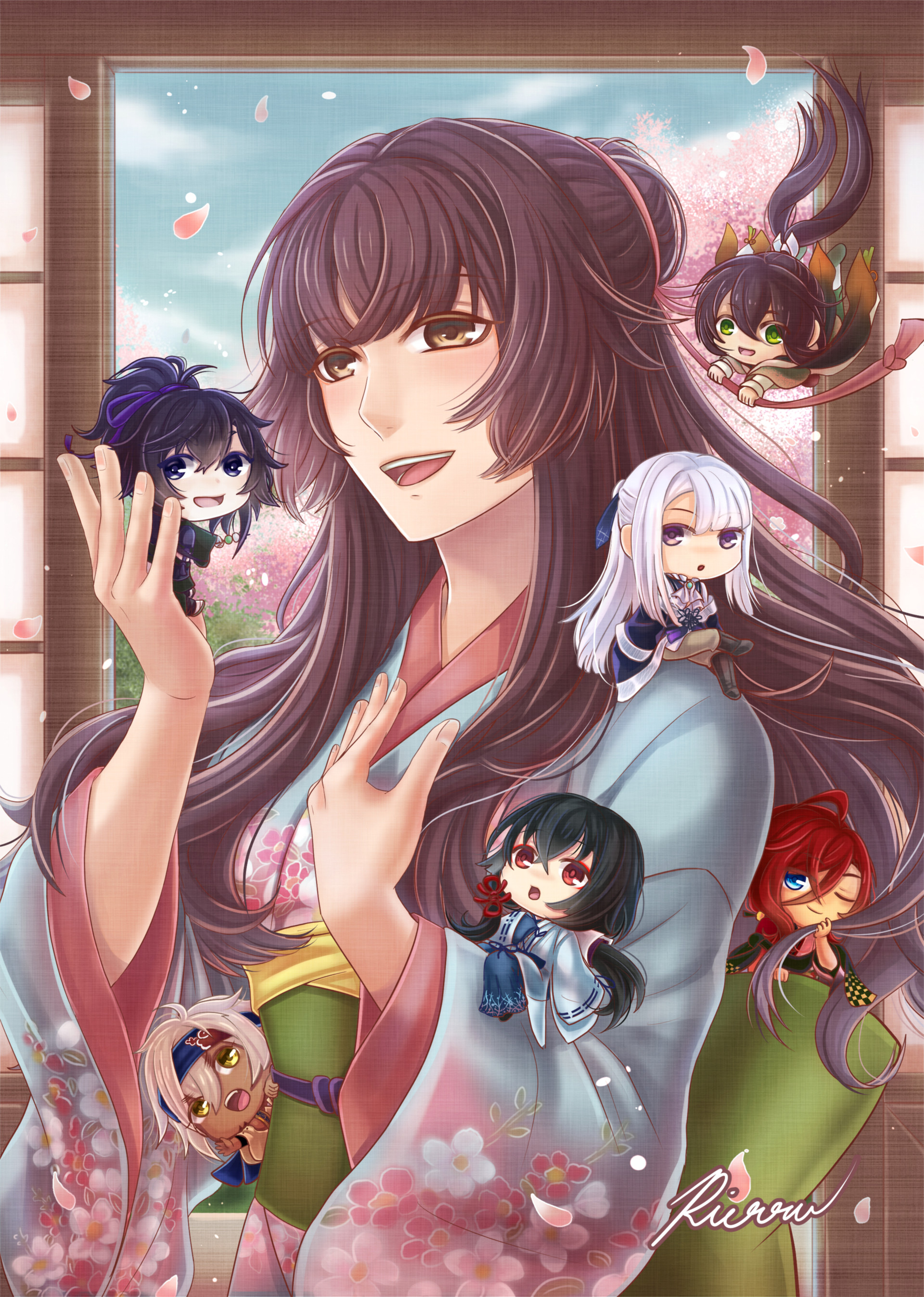 ArtStation - Kayo from Ken ga Kimi