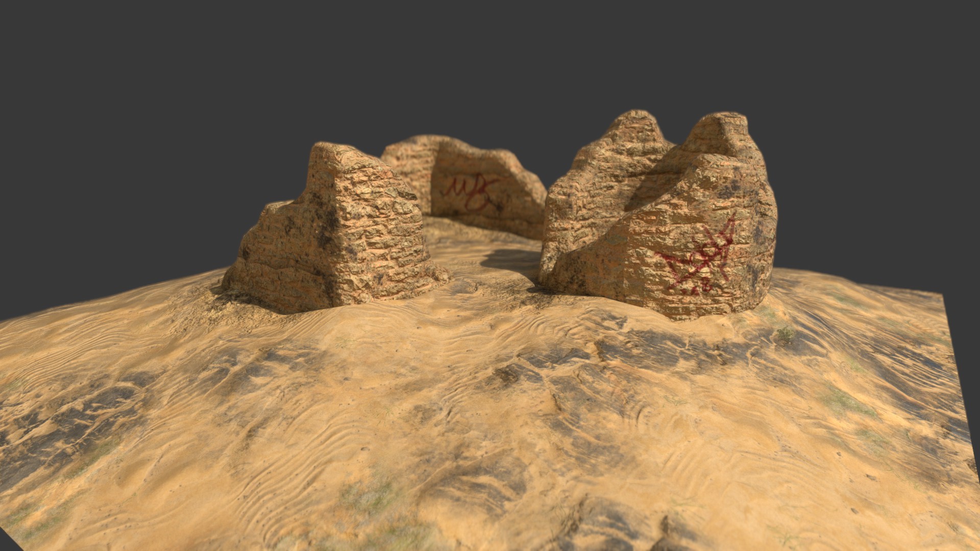 ArtStation - Desert Ruins