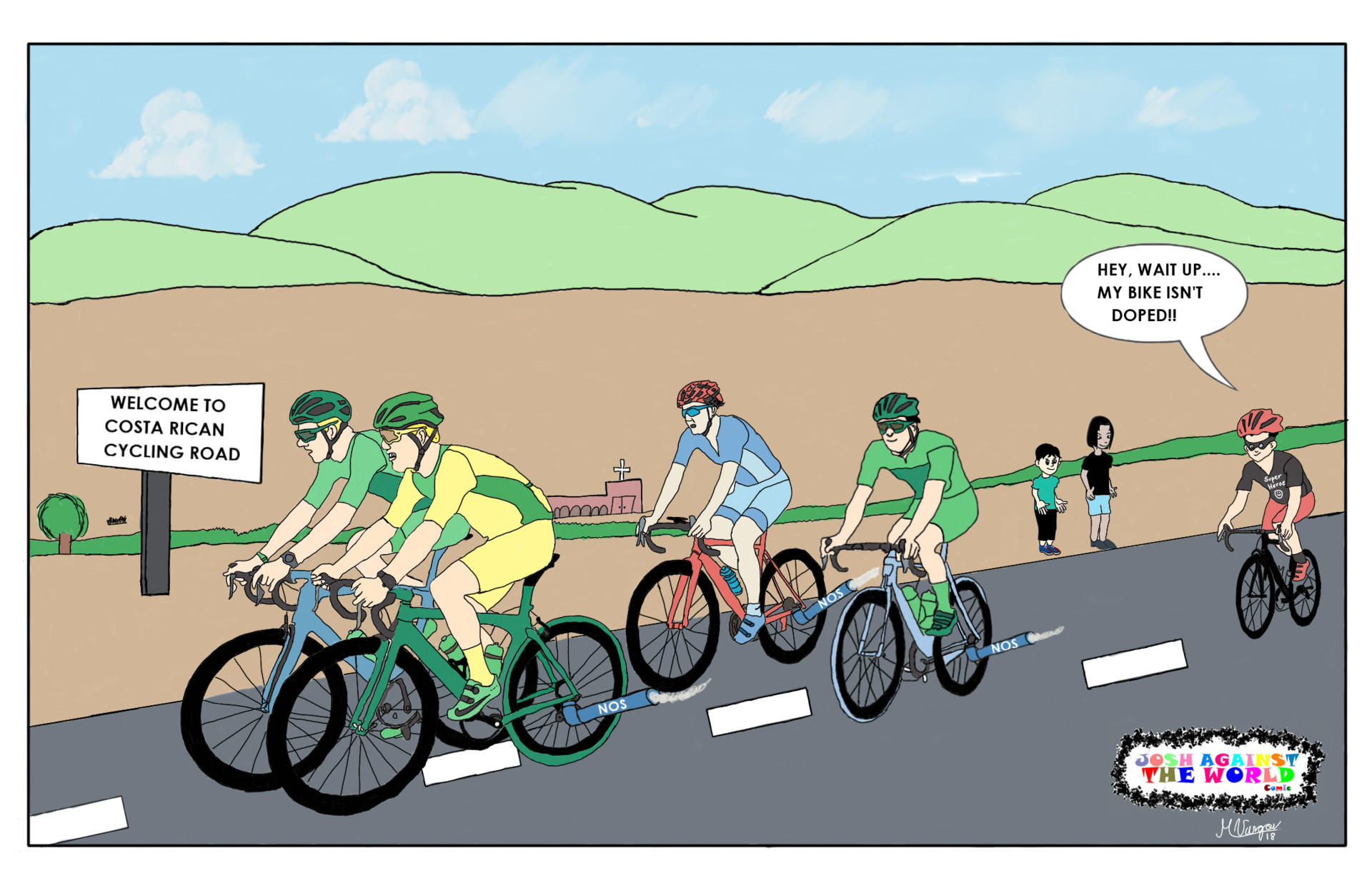 ArtStation - CYCLING FOR A DOPE