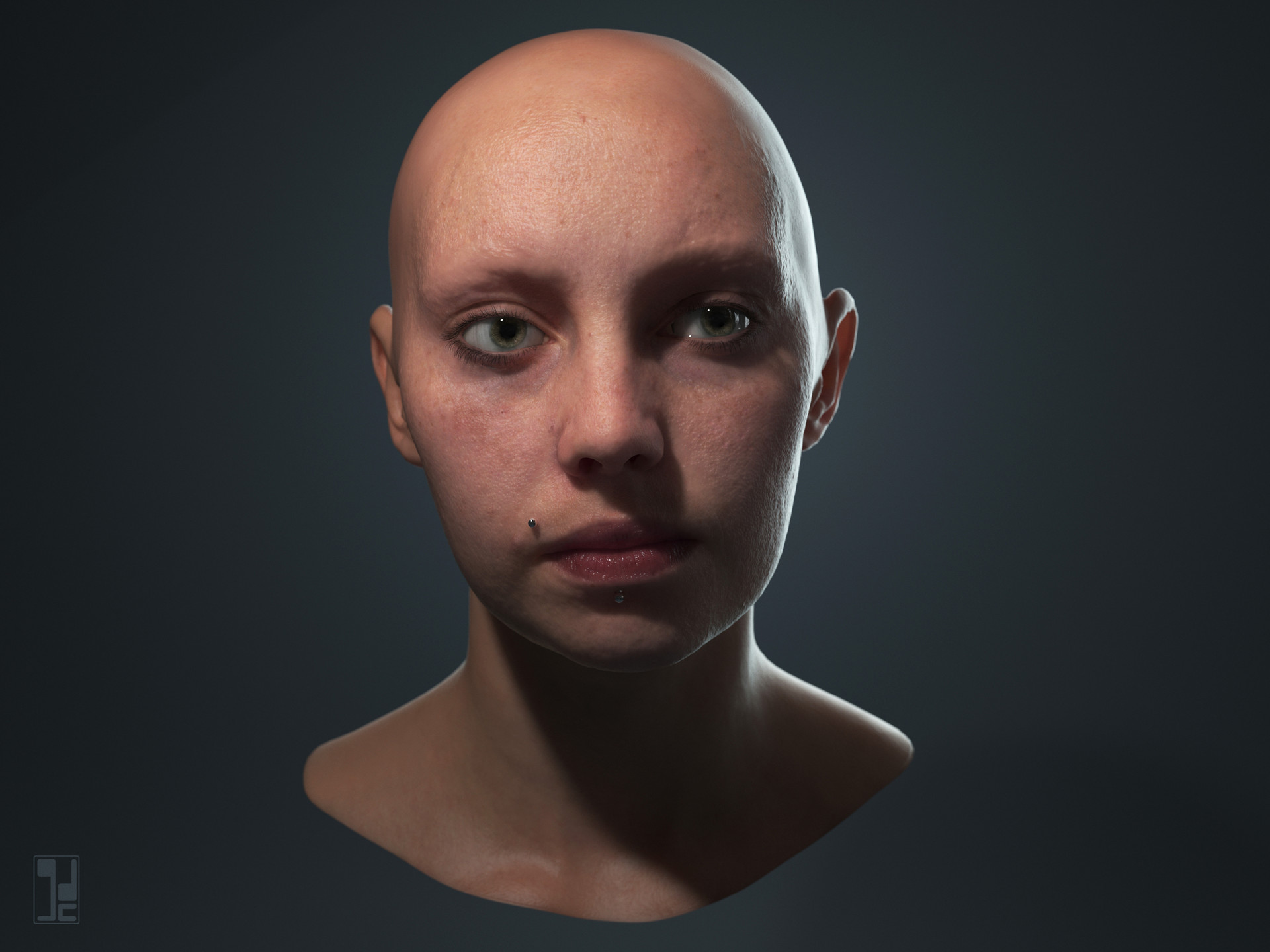 Jadex - Digital Emily Vray 3.6 Skin Test